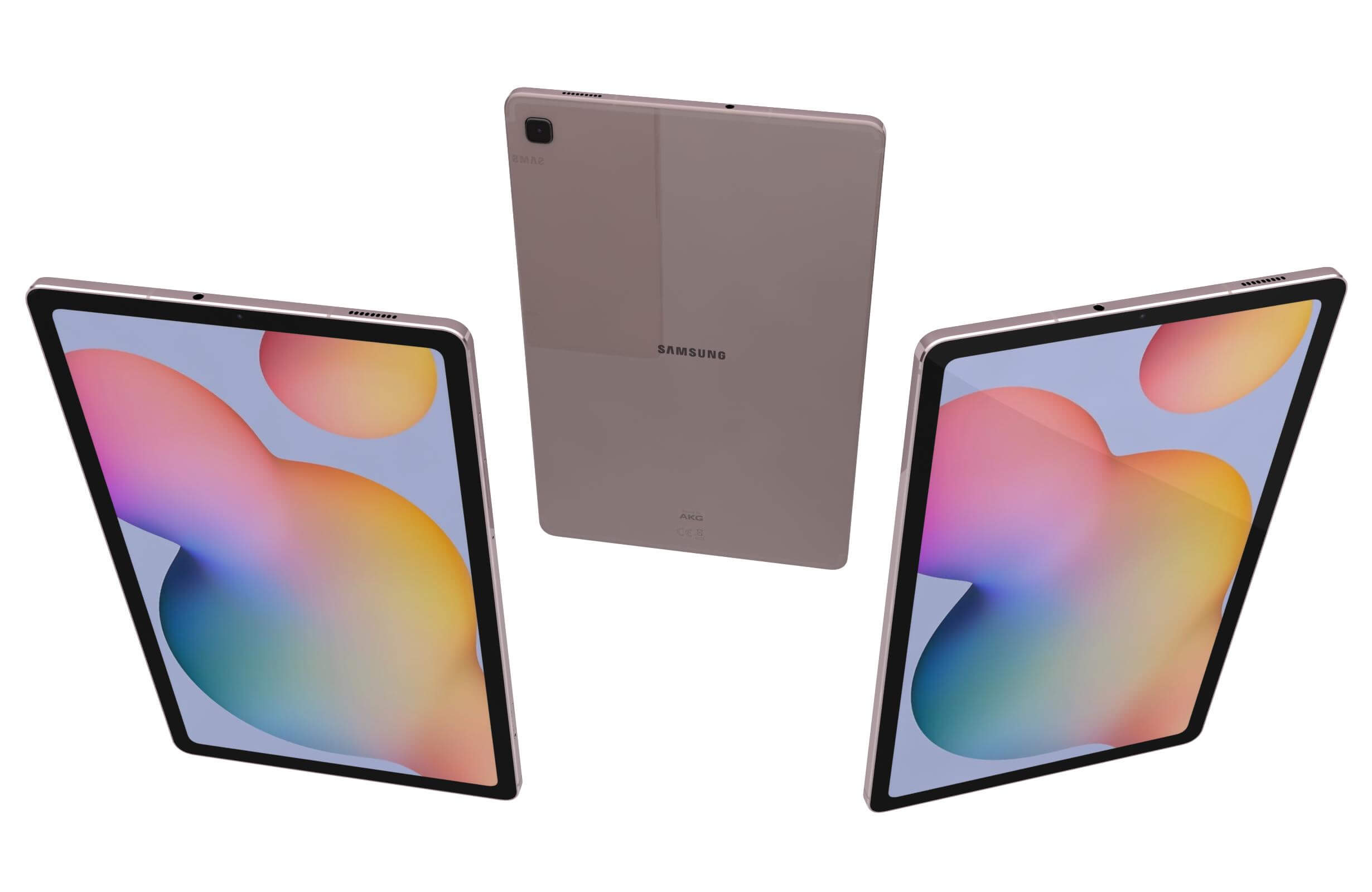 Samsung Galaxy Tab S6 Lite (2024) Rose Gold - 3D Model by Rever_Art