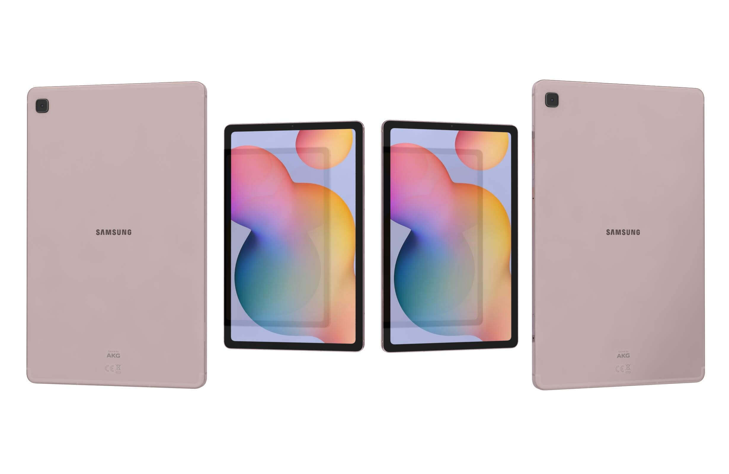 Samsung Galaxy Tab S6 Lite (2024) Rose Gold - 3D Model by Rever_Art