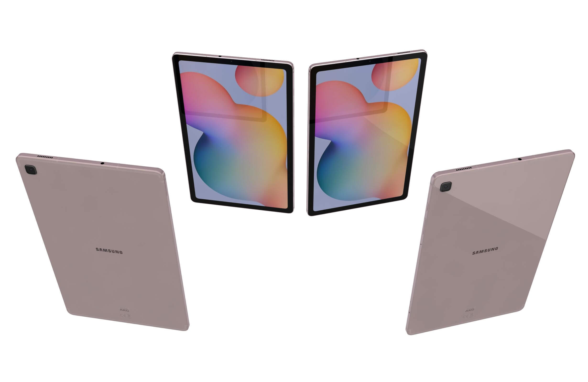 Samsung Galaxy Tab S6 Lite (2024) Rose Gold - 3D Model by Rever_Art
