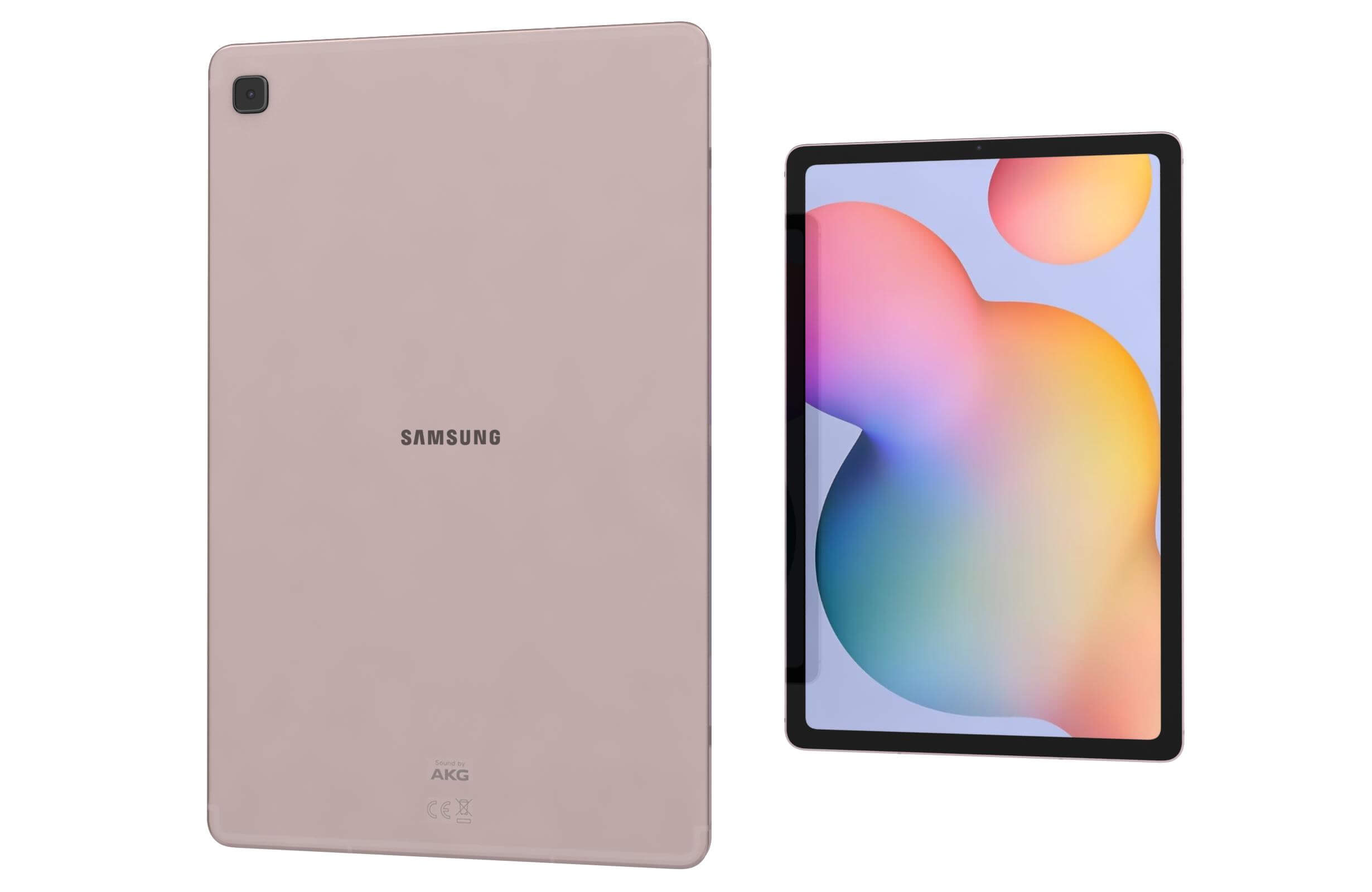 Samsung Galaxy Tab S6 Lite (2024) Rose Gold - 3D Model by Rever_Art