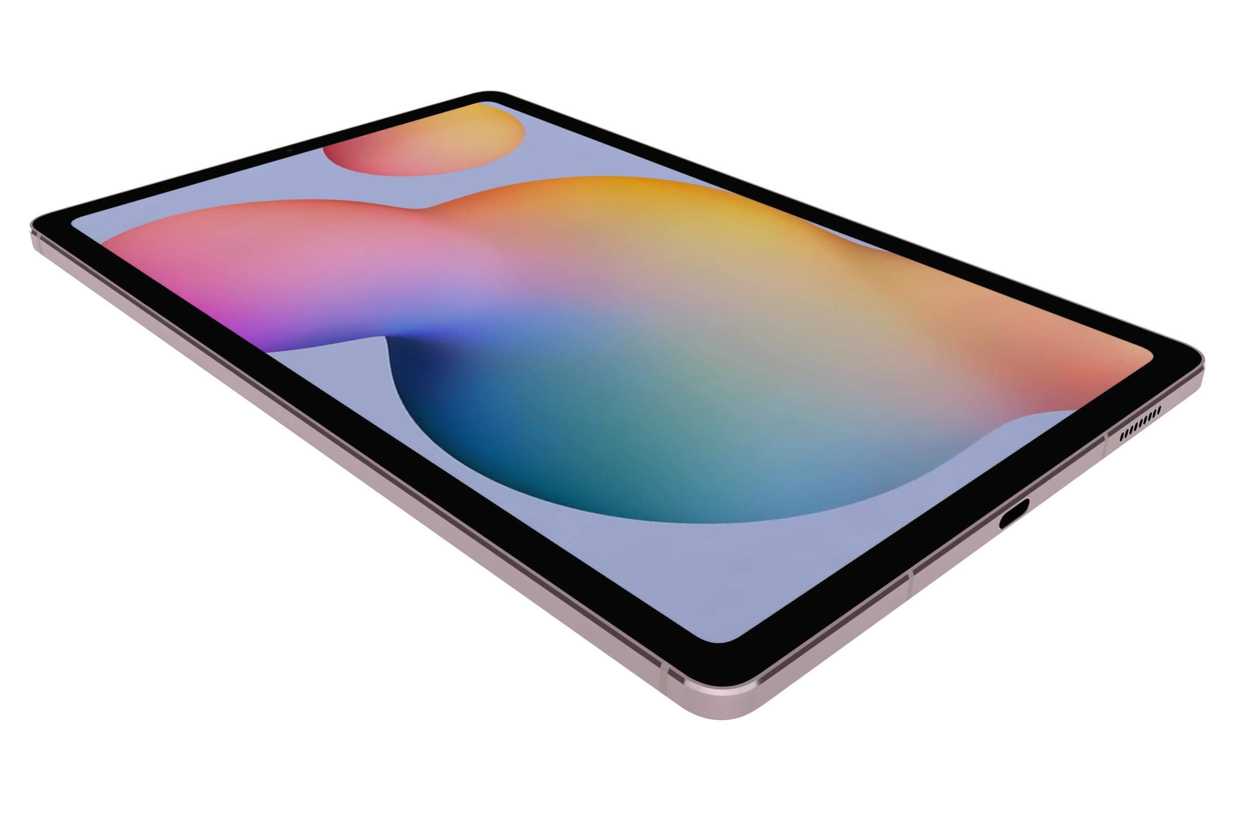 Samsung Galaxy Tab S6 Lite (2024) Rose Gold - 3D Model by Rever_Art