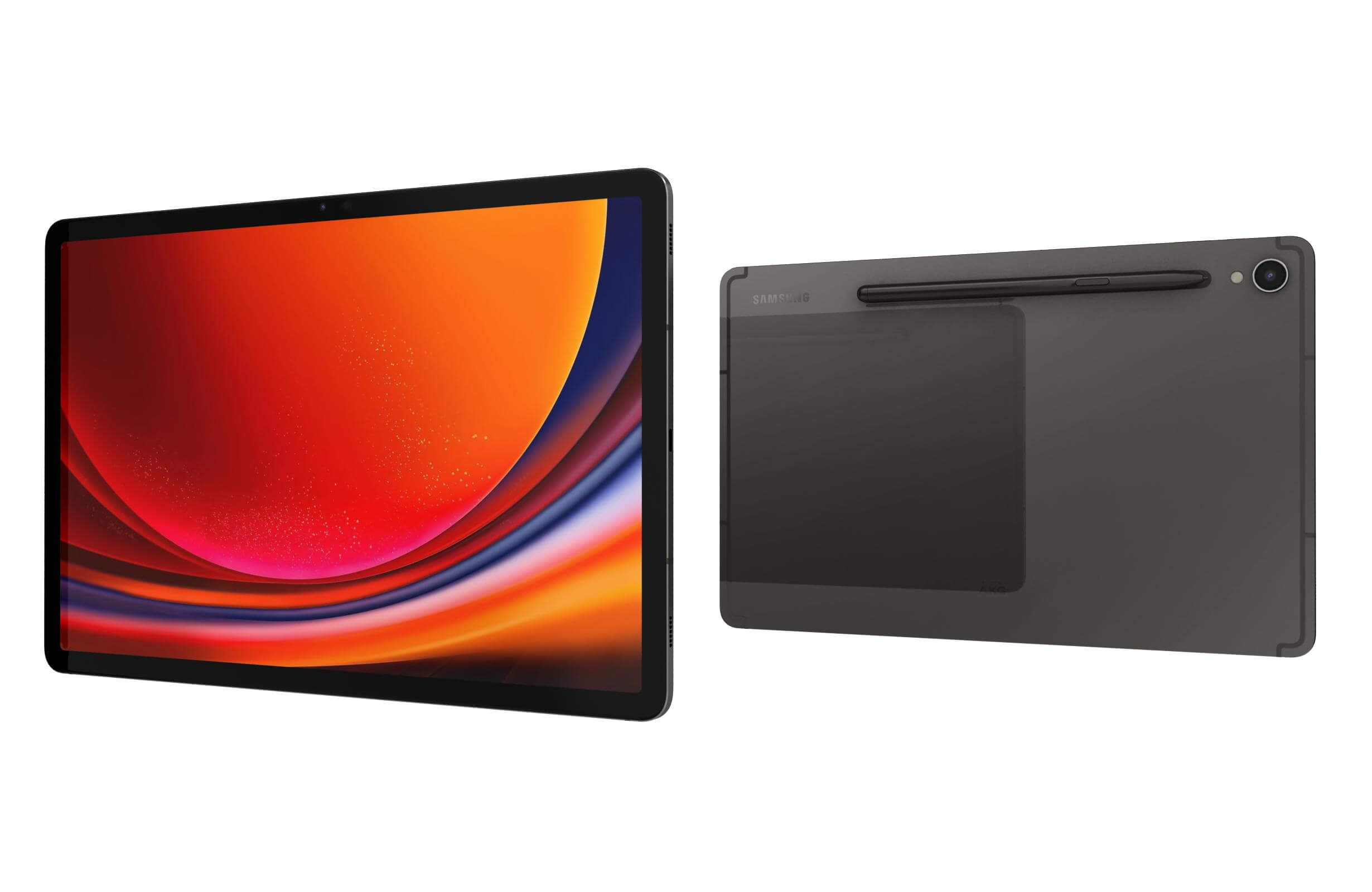 Samsung Galaxy Tab S9 Black - 3D Model by Rever_Art