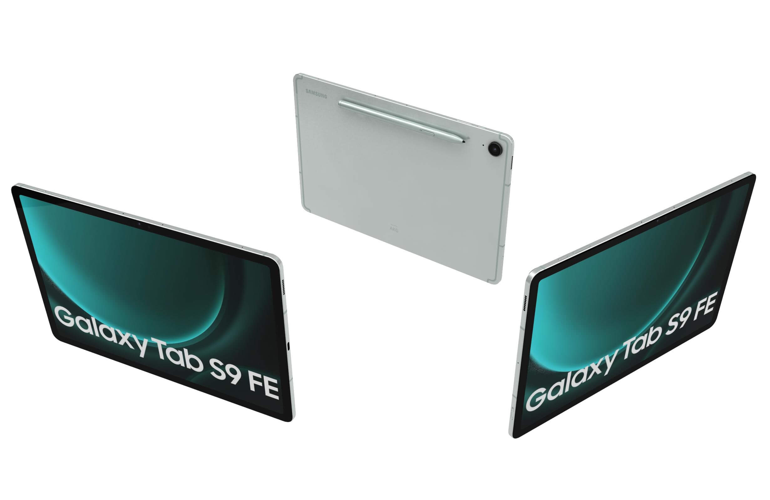 Samsung Galaxy Tab S9 FE Green - 3D Model by Rever_Art