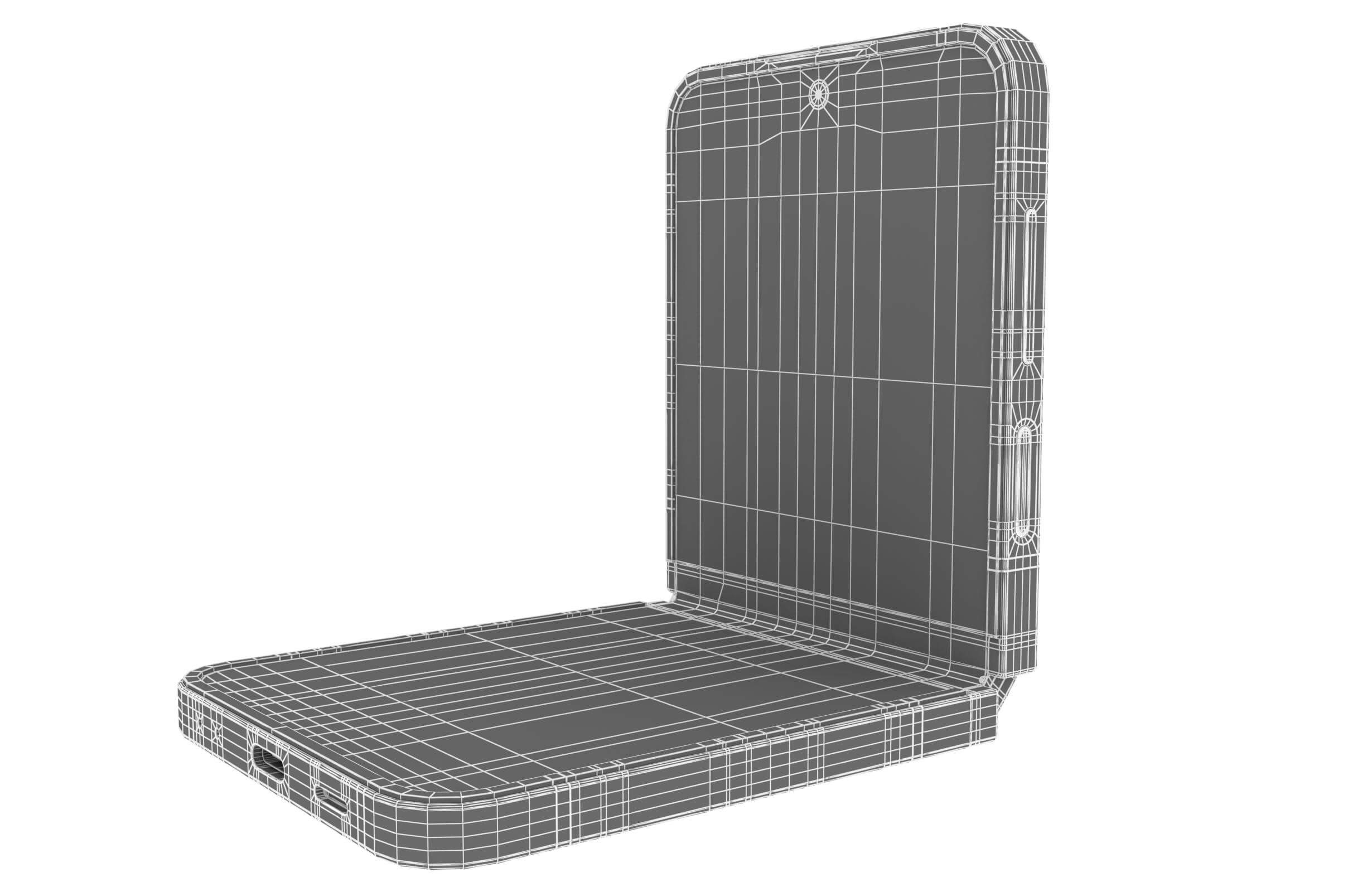 Samsung Galaxy Z Flip 6 Crafted Black - 3D Model by Rever_Art