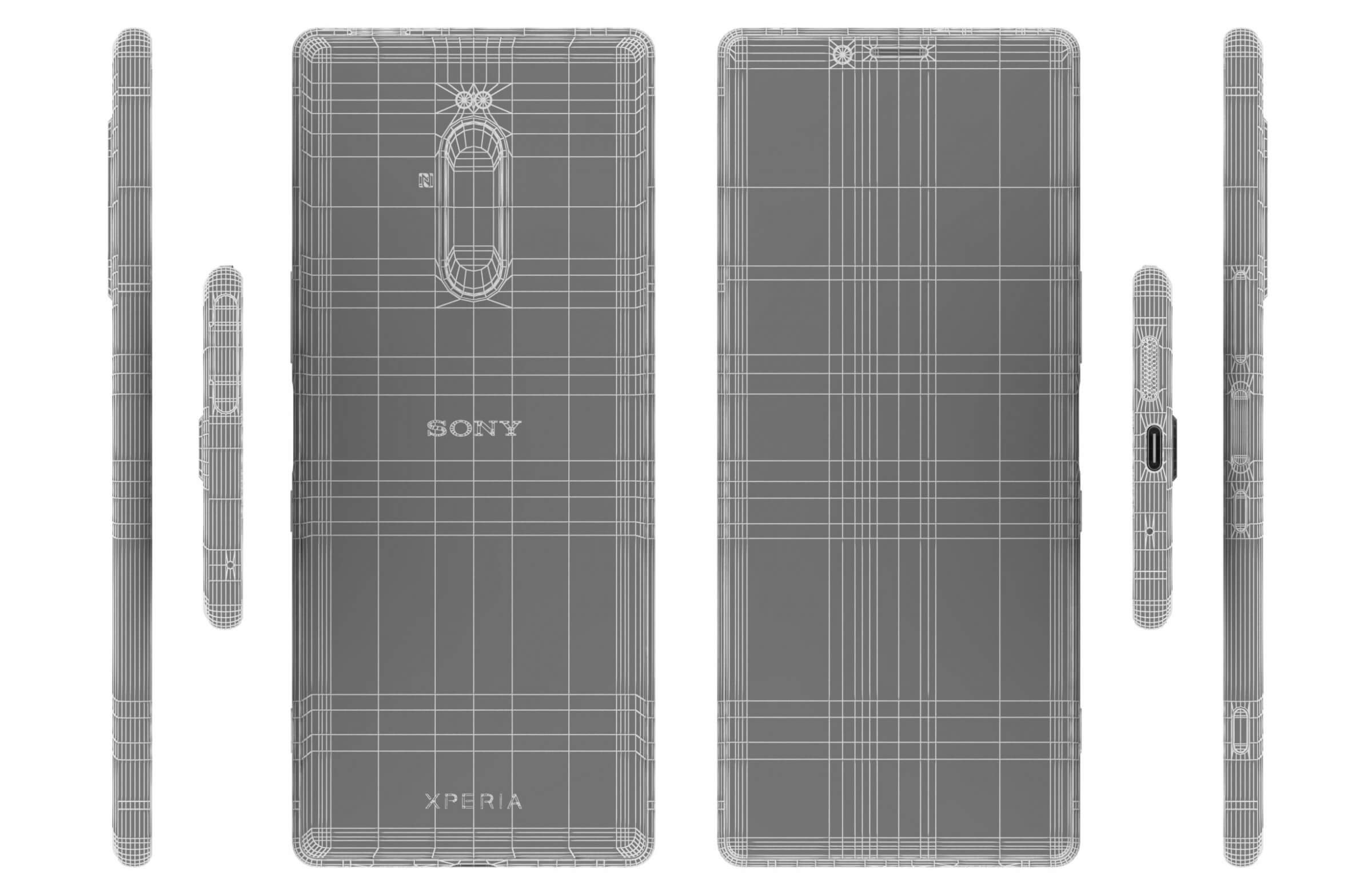 Sony Xperia 1 All Colors - 3D Model by Rever_Art
