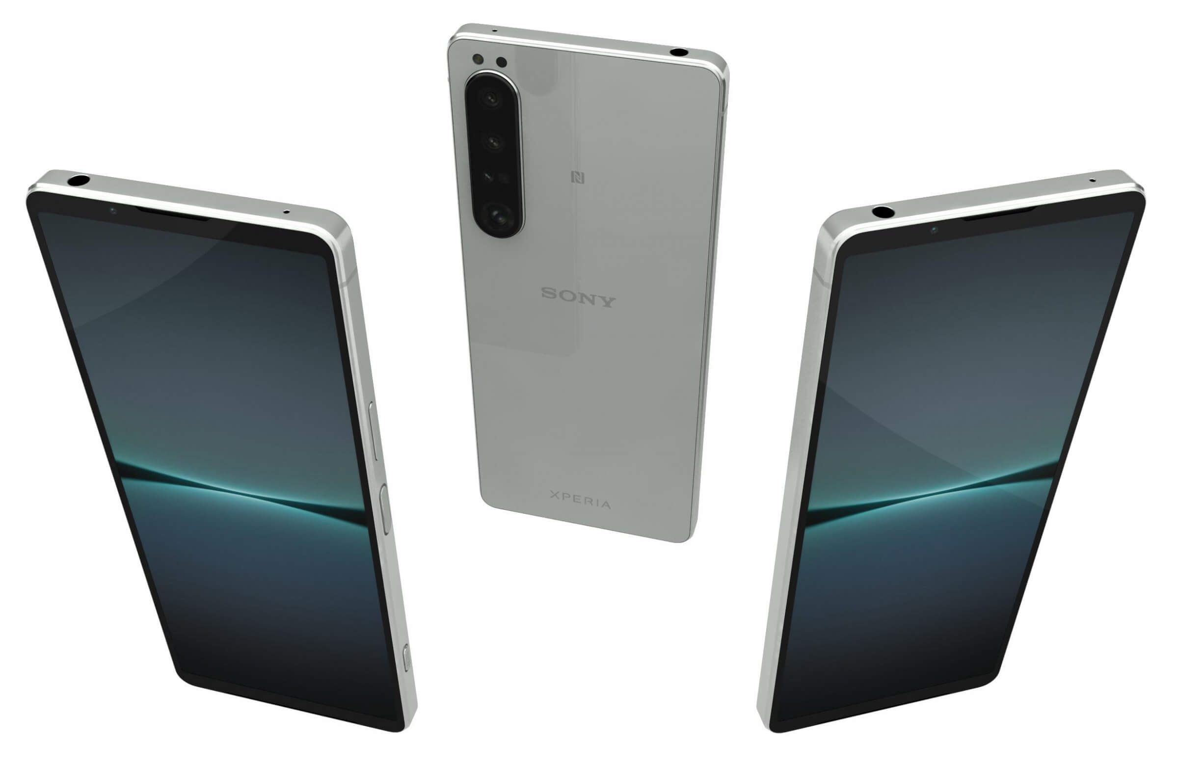 Sony Xperia 1 IV White - 3D Model by Rever_Art