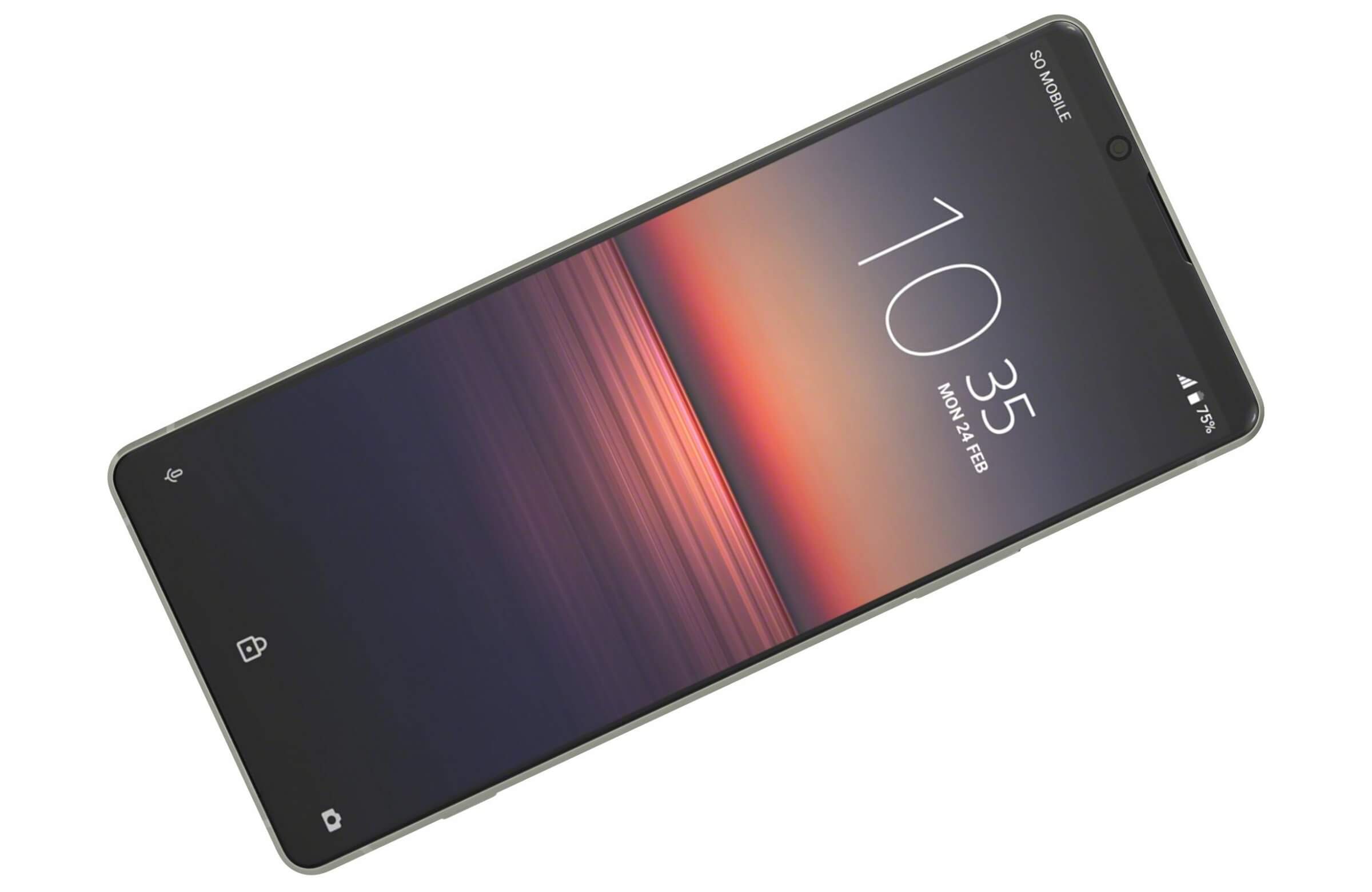 Sony Xperia 1 Mk. II White - 3D Model by Rever_Art