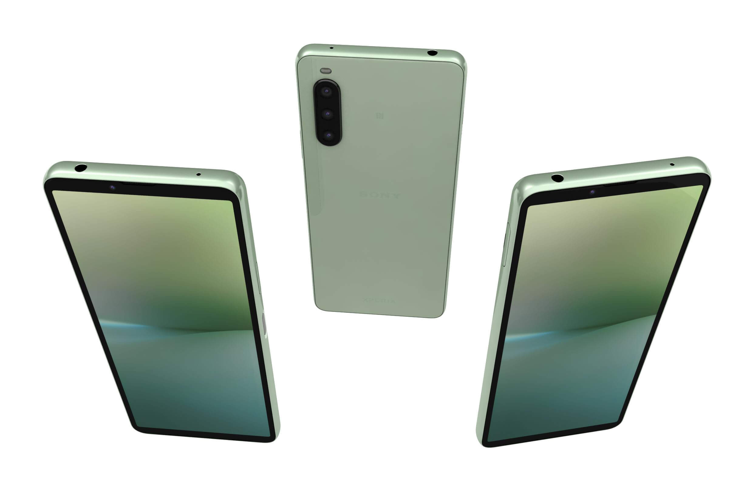 Sony Xperia 10 V Green - 3D Model by Rever_Art
