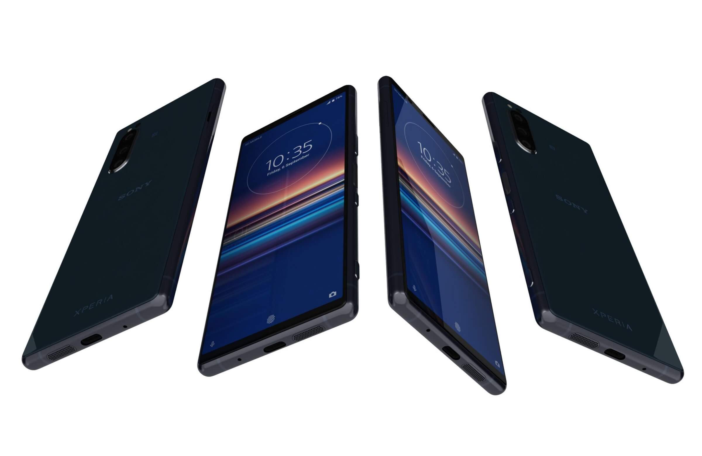 Sony Xperia 5 Blue - 3D Model by Rever_Art