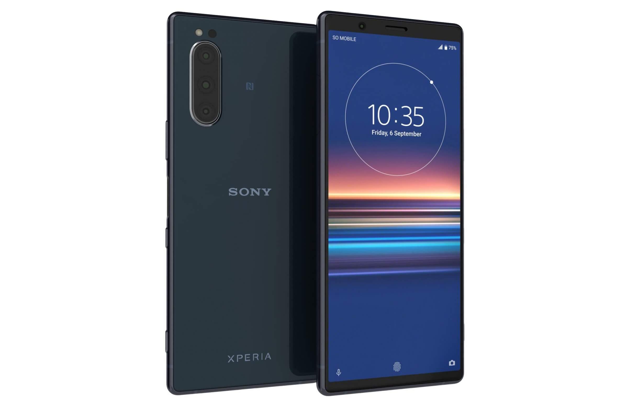 Sony Xperia 5 Blue - 3D Model by Rever_Art