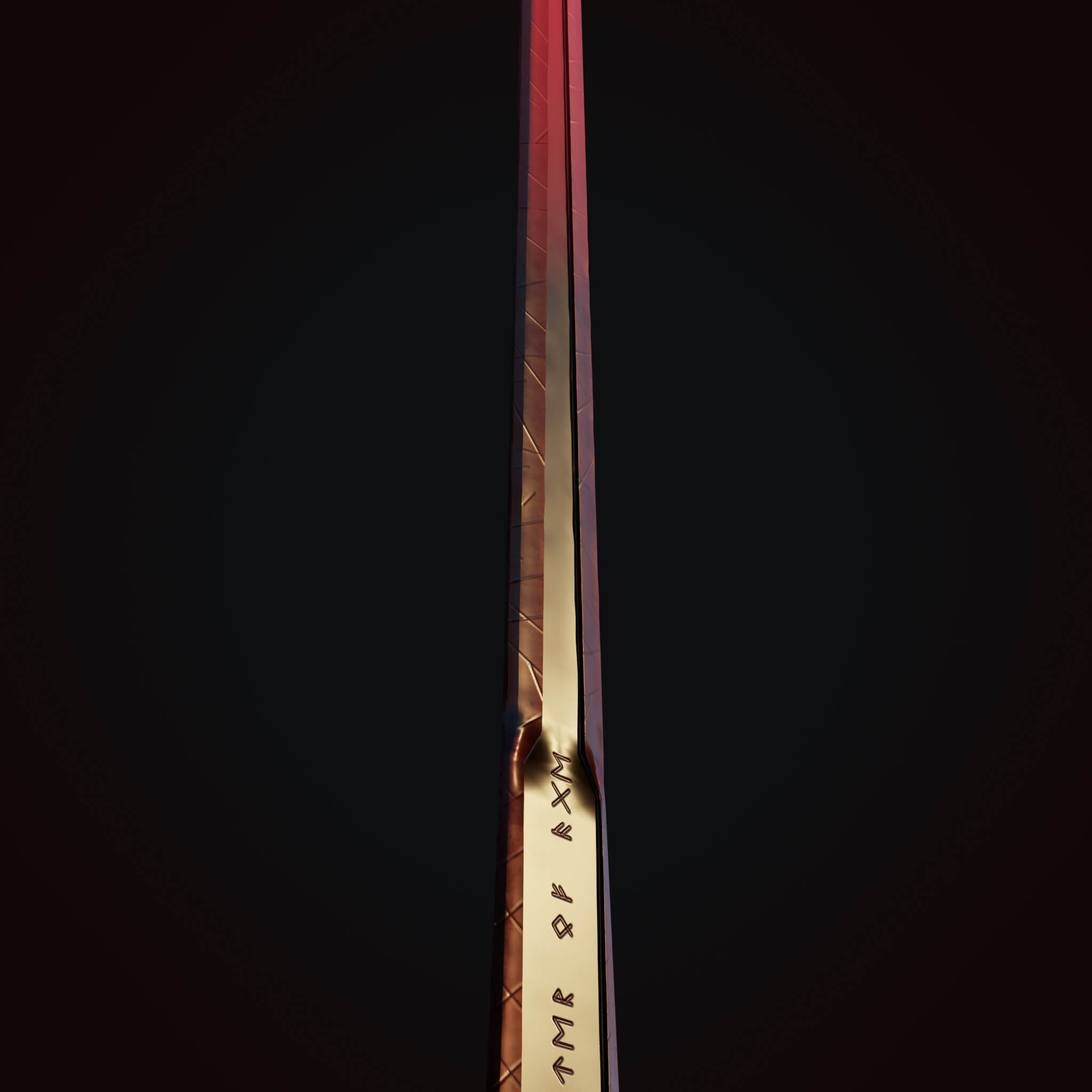 Sword of Warrior - 3D Model by Rever_Art