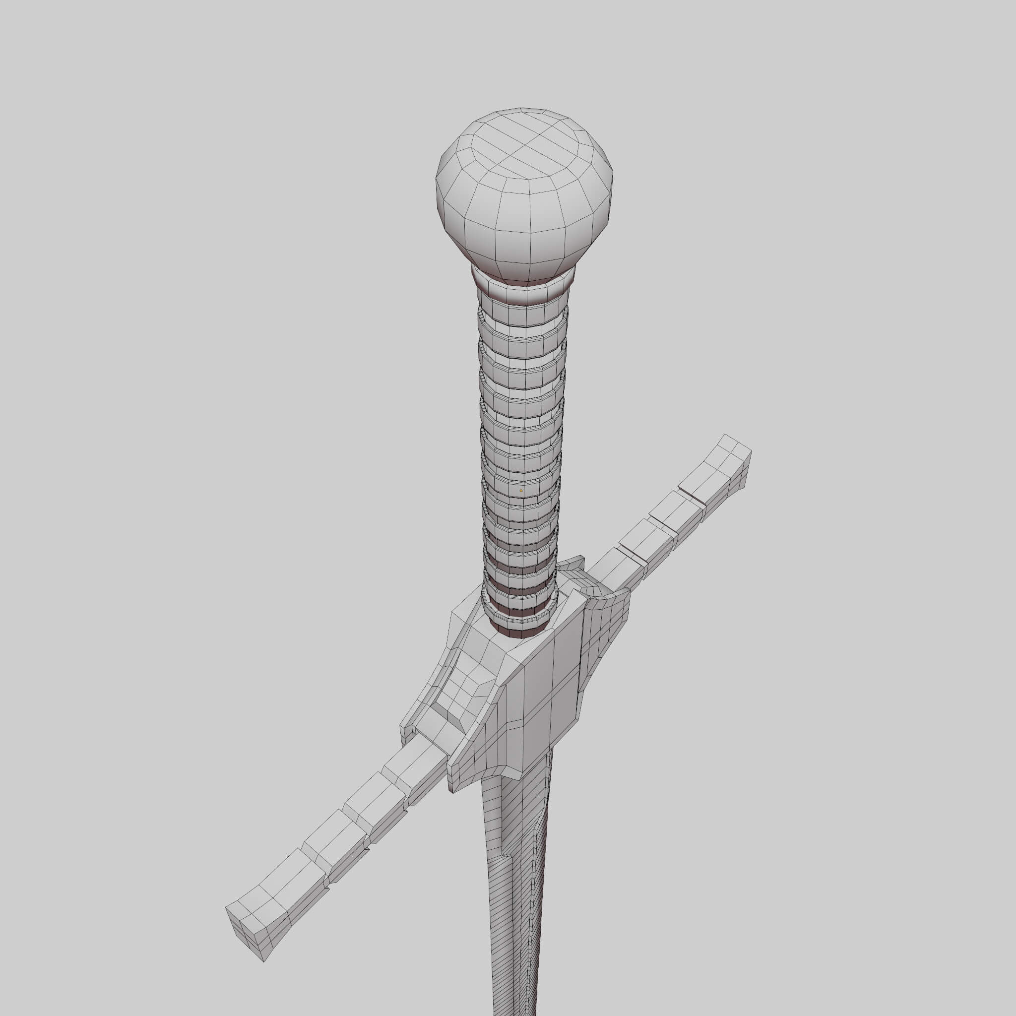 Sword of Warrior - 3D Model by Rever_Art