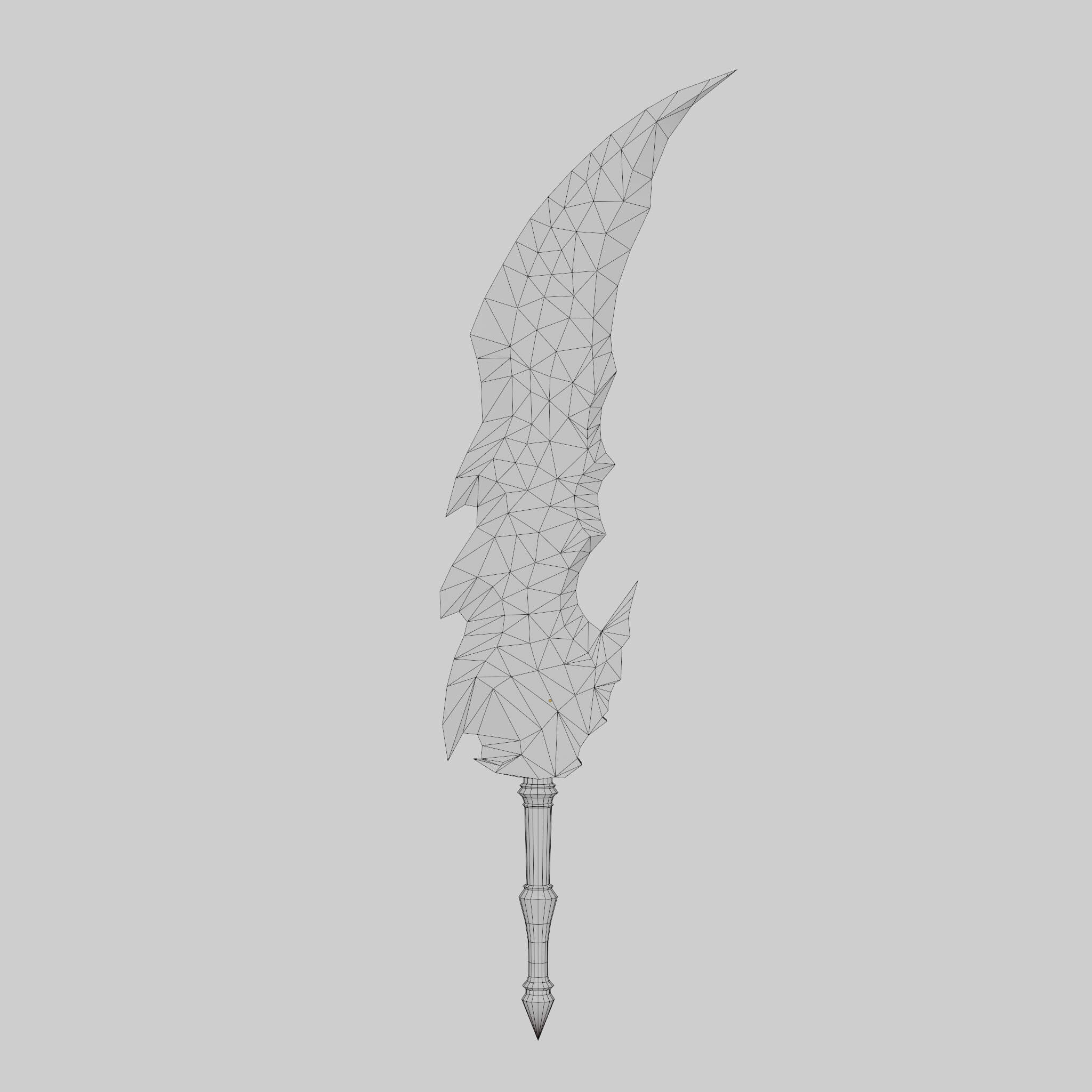 Wounded Sword Emerald Green - 3D Model by Rever_Art