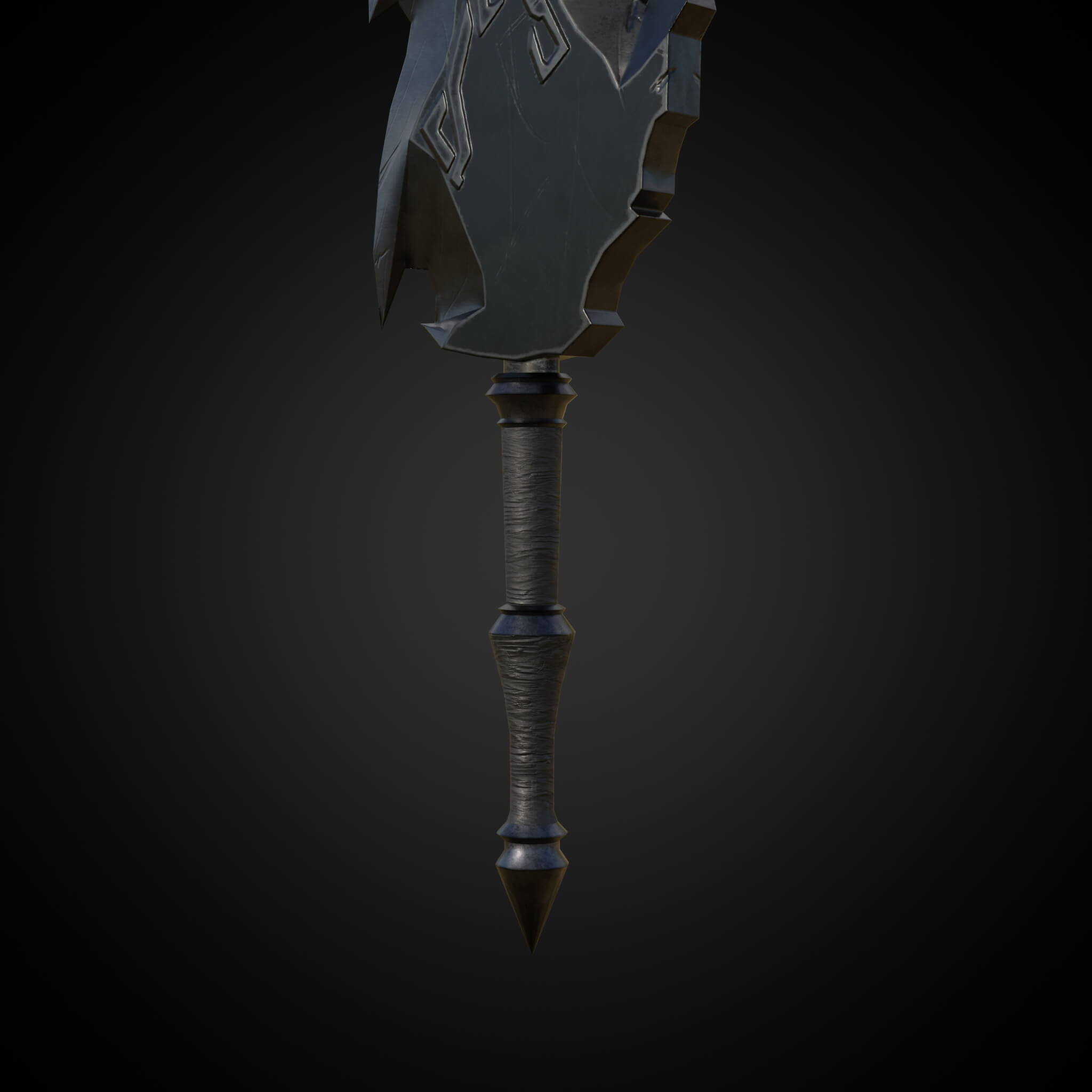 Wounded Sword Ft Gray Scratched - 3D Model by Rever_Art