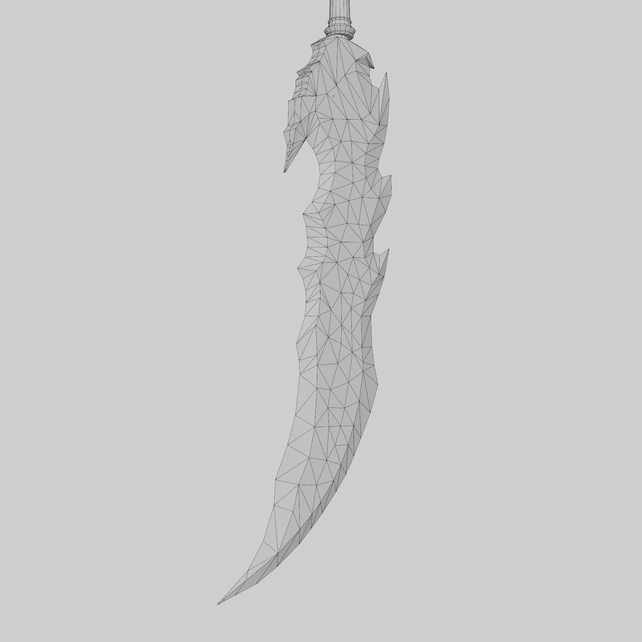 Wounded Sword Ft Gray Scratched - 3D Model by Rever_Art