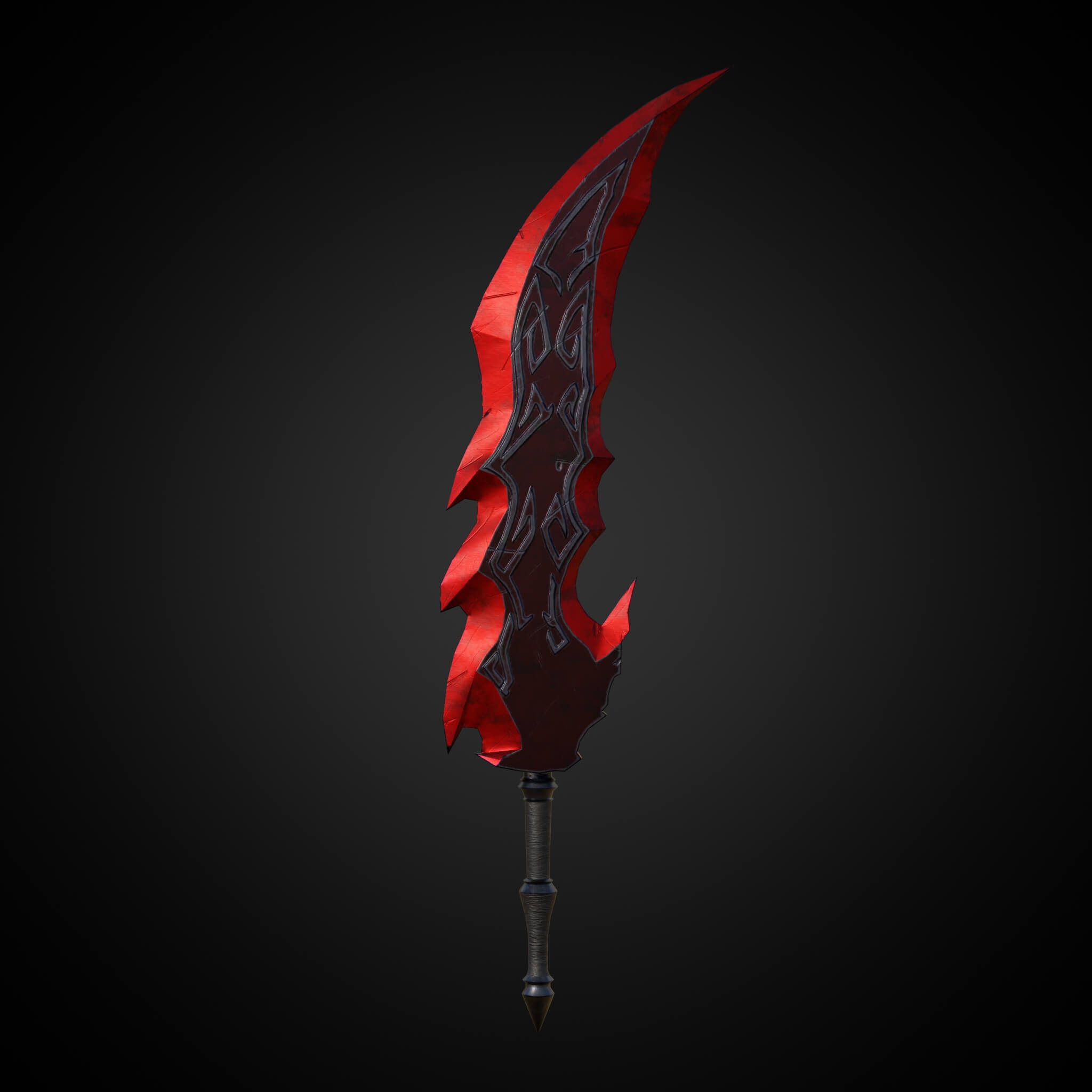 Wounded Sword Ruby Red - 3D Model by Rever_Art