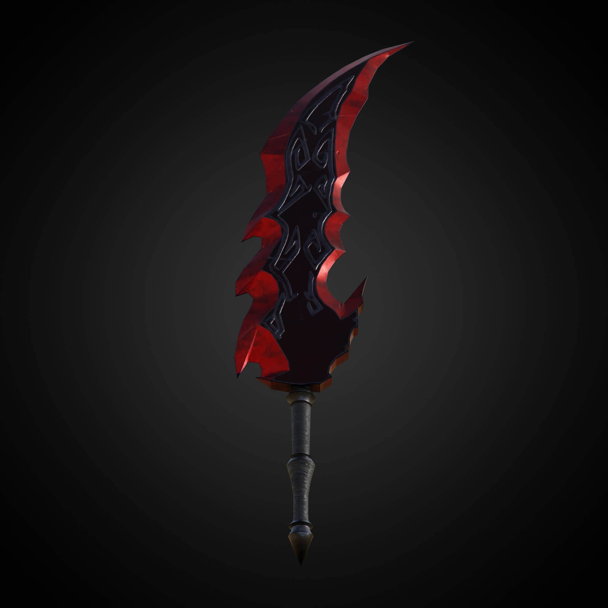 Wounded Sword Ruby Red - 3D Model by Rever_Art