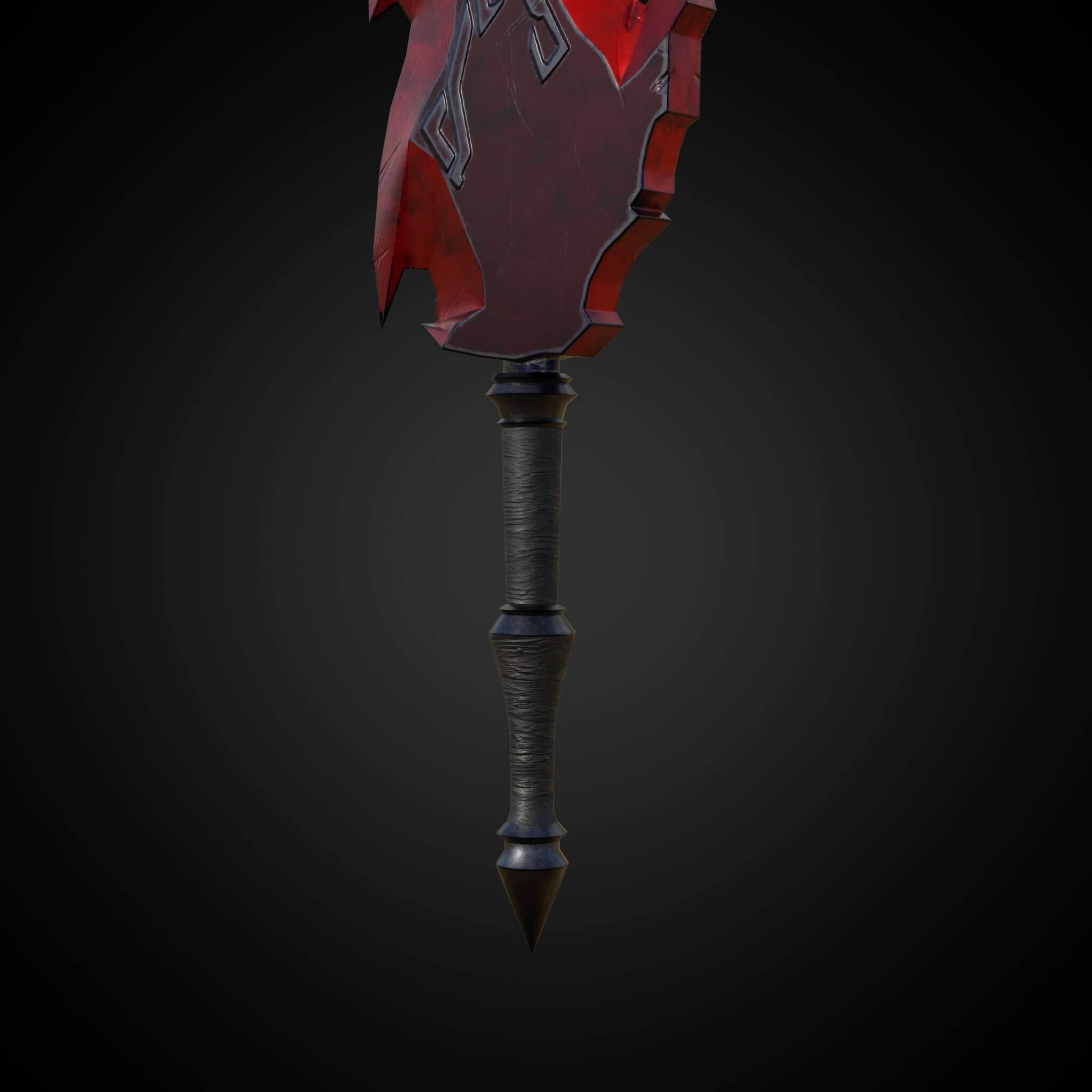 Wounded Sword Ruby Red - 3D Model by Rever_Art
