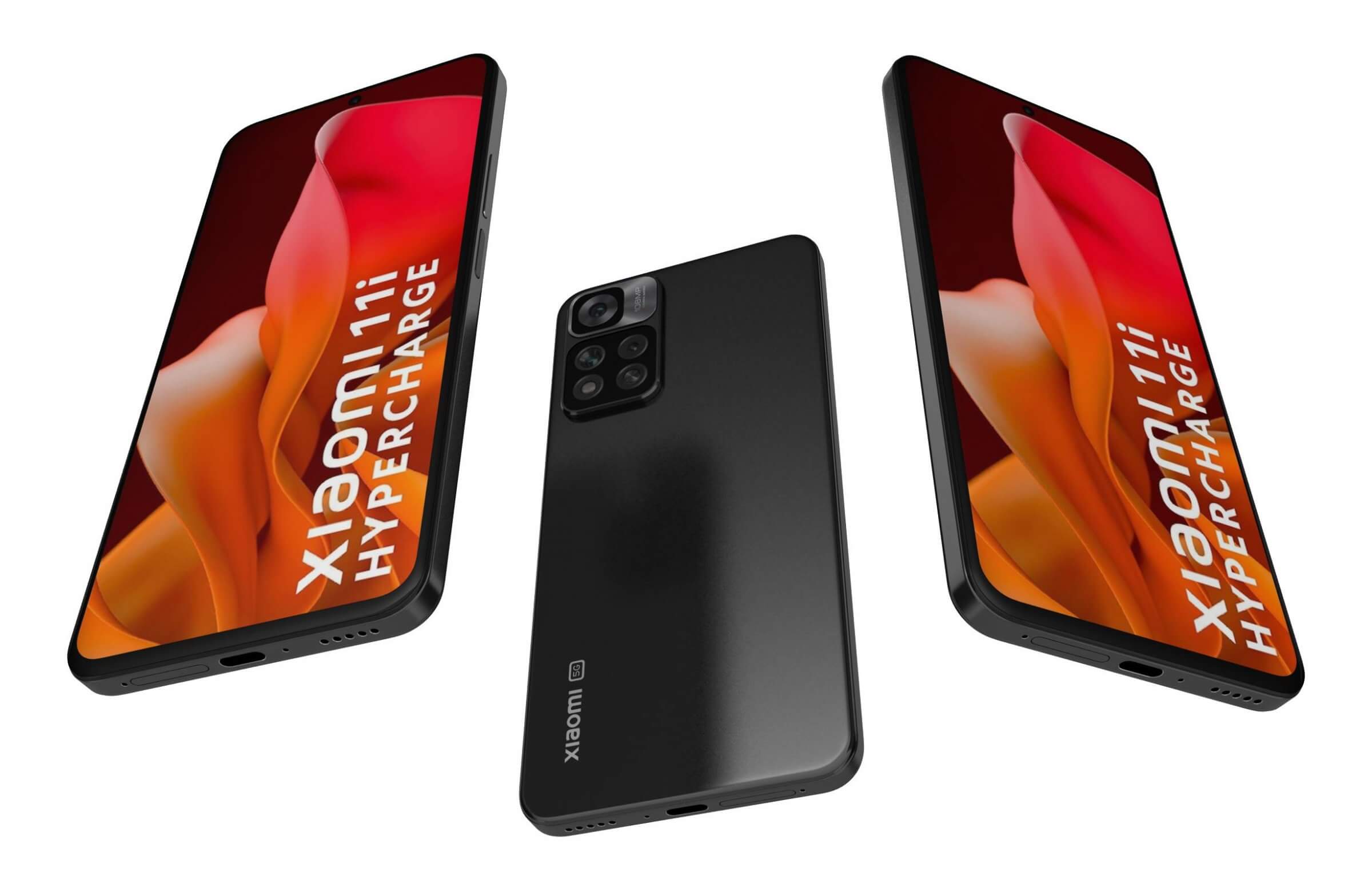 Xiaomi 11i HyperCharge Black And Pink - 3D Model by Rever_Art