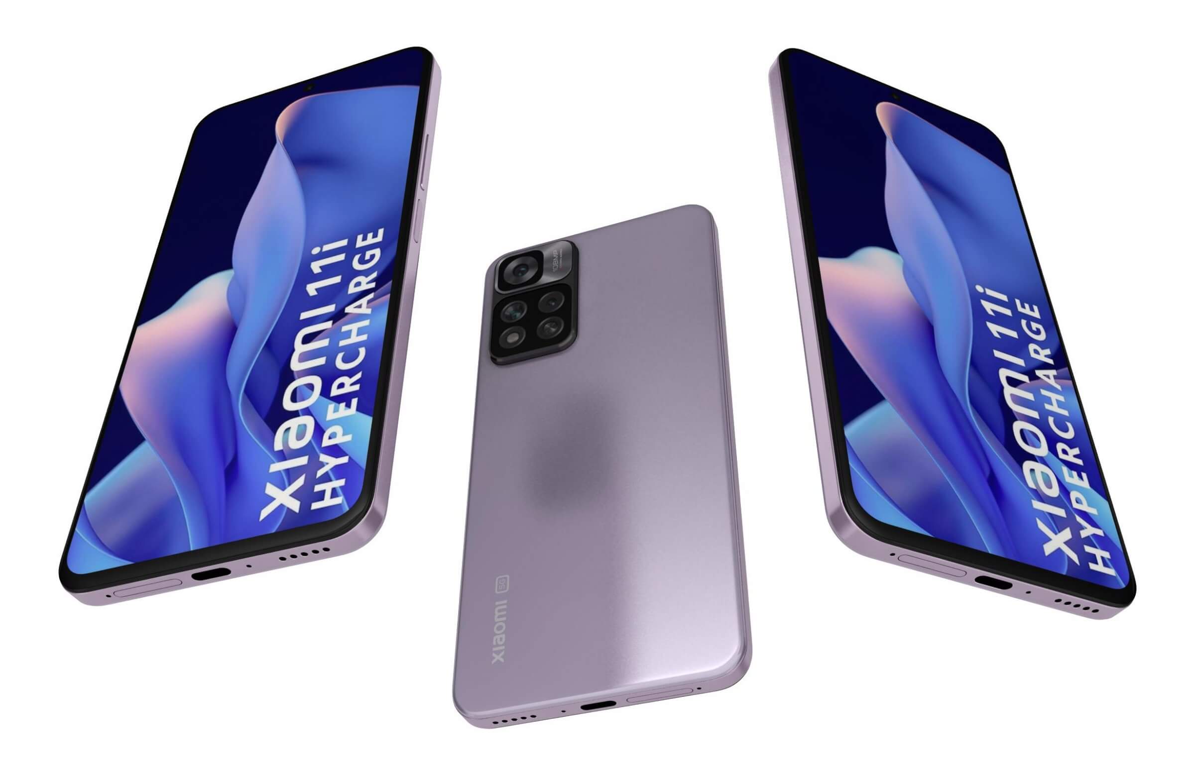 Xiaomi 11i HyperCharge Black And Pink - 3D Model by Rever_Art