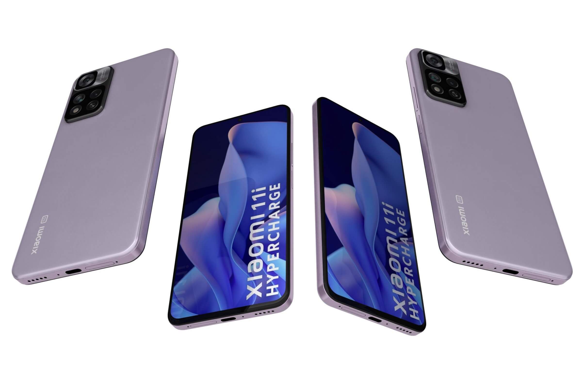 Xiaomi 11i HyperCharge Black And Pink - 3D Model by Rever_Art