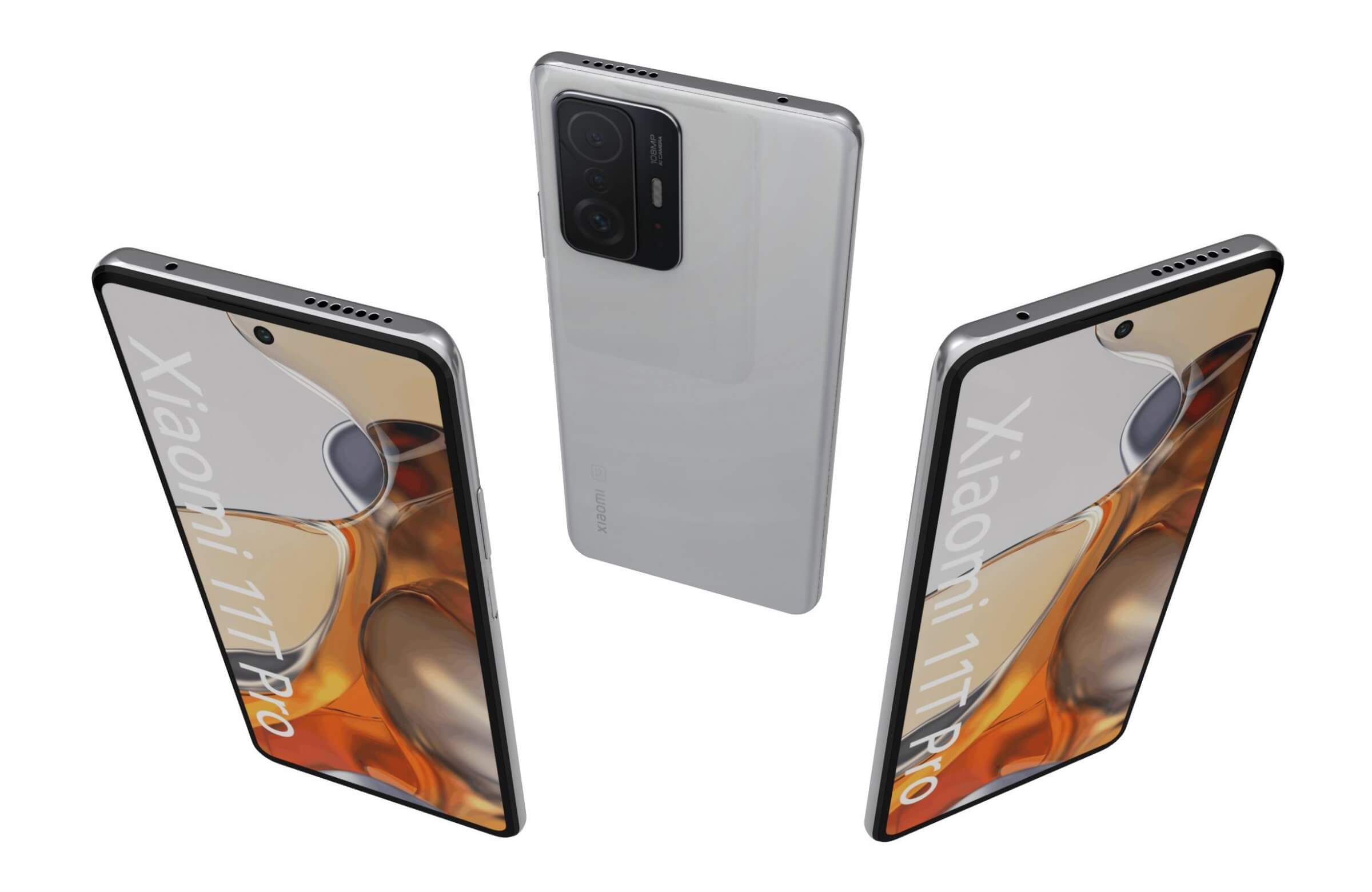 Xiaomi 11T Pro Moonlight White - 3D Model by Rever_Art