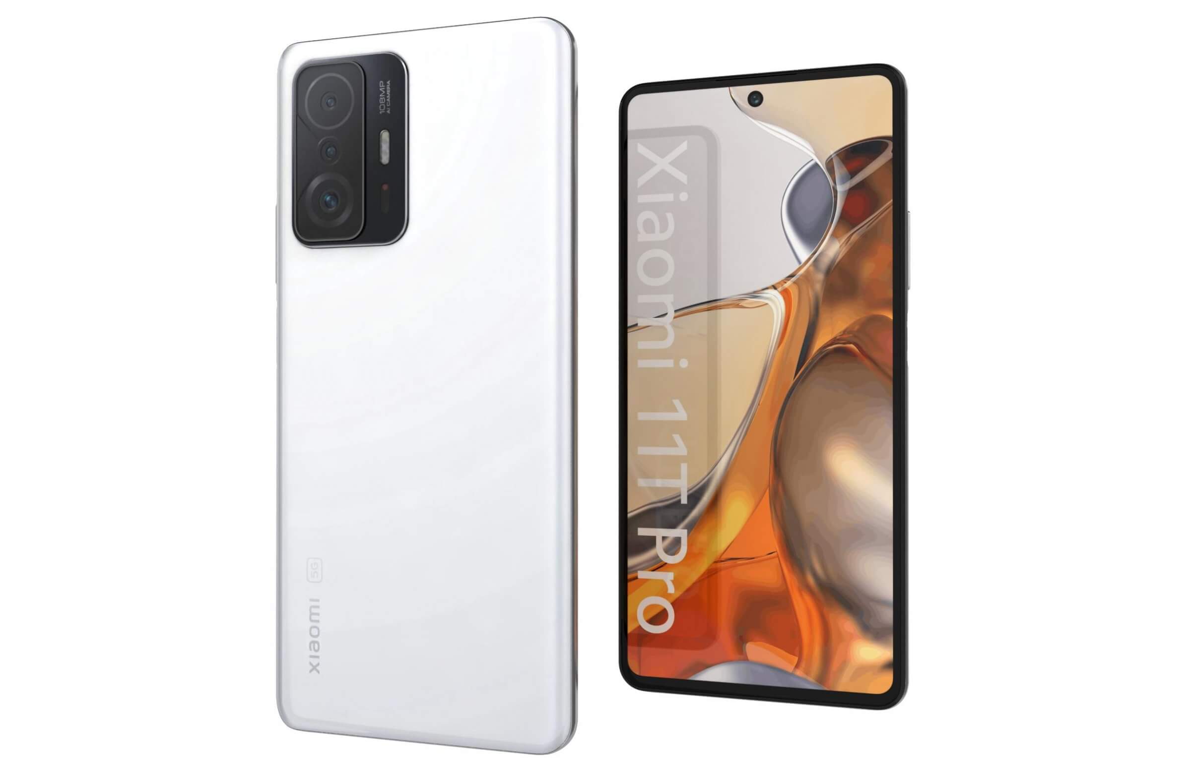 Xiaomi 11T Pro Moonlight White - 3D Model by Rever_Art