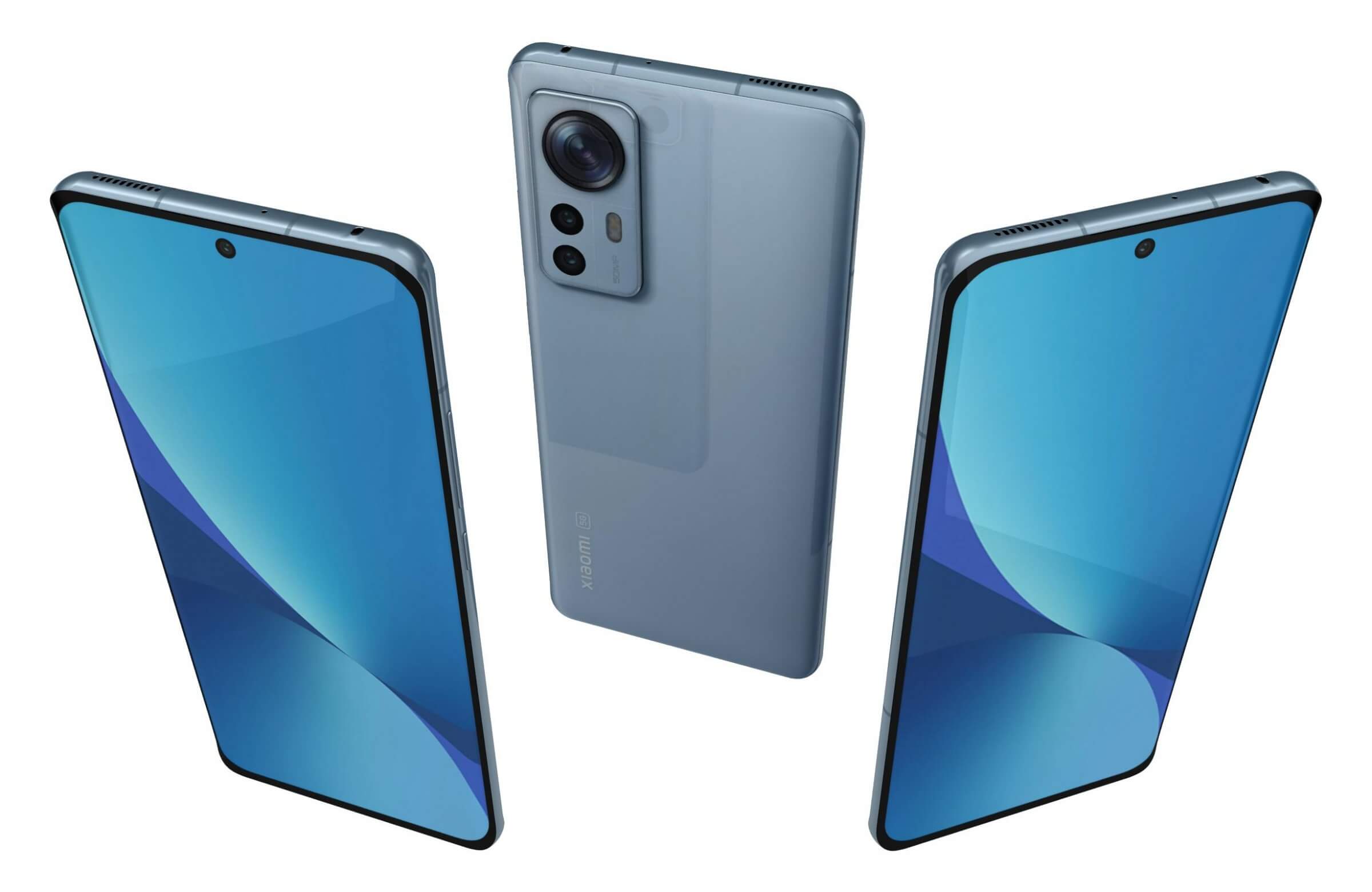 Xiaomi 12 Blue - 3D Model by Rever_Art