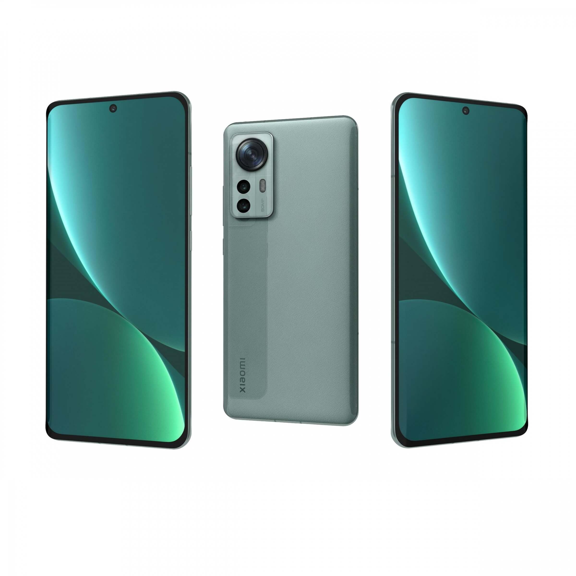 Xiaomi 12 Pro Green - 3D Model by Rever_Art
