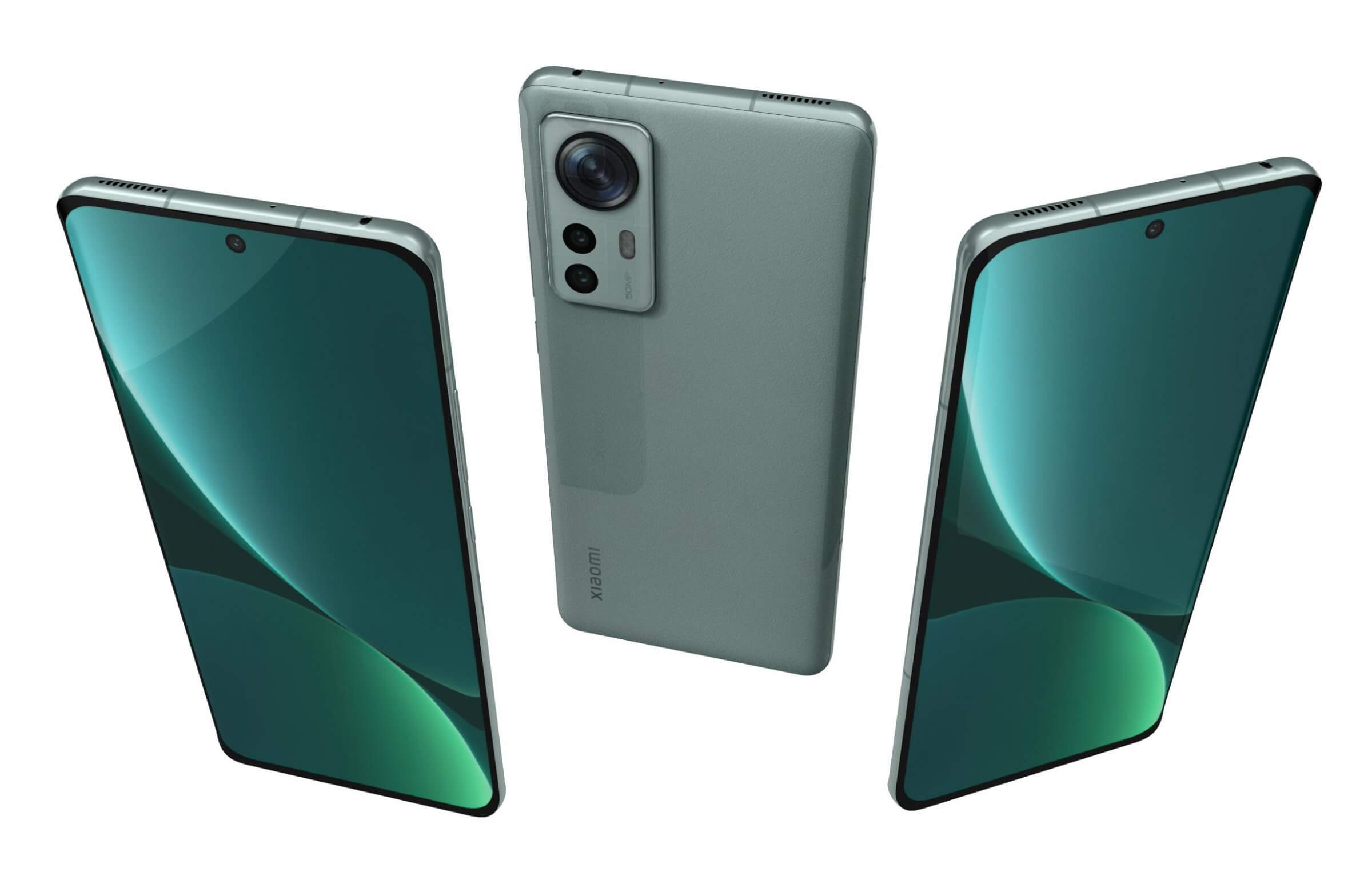 Xiaomi 12 Pro Green - 3D Model by Rever_Art