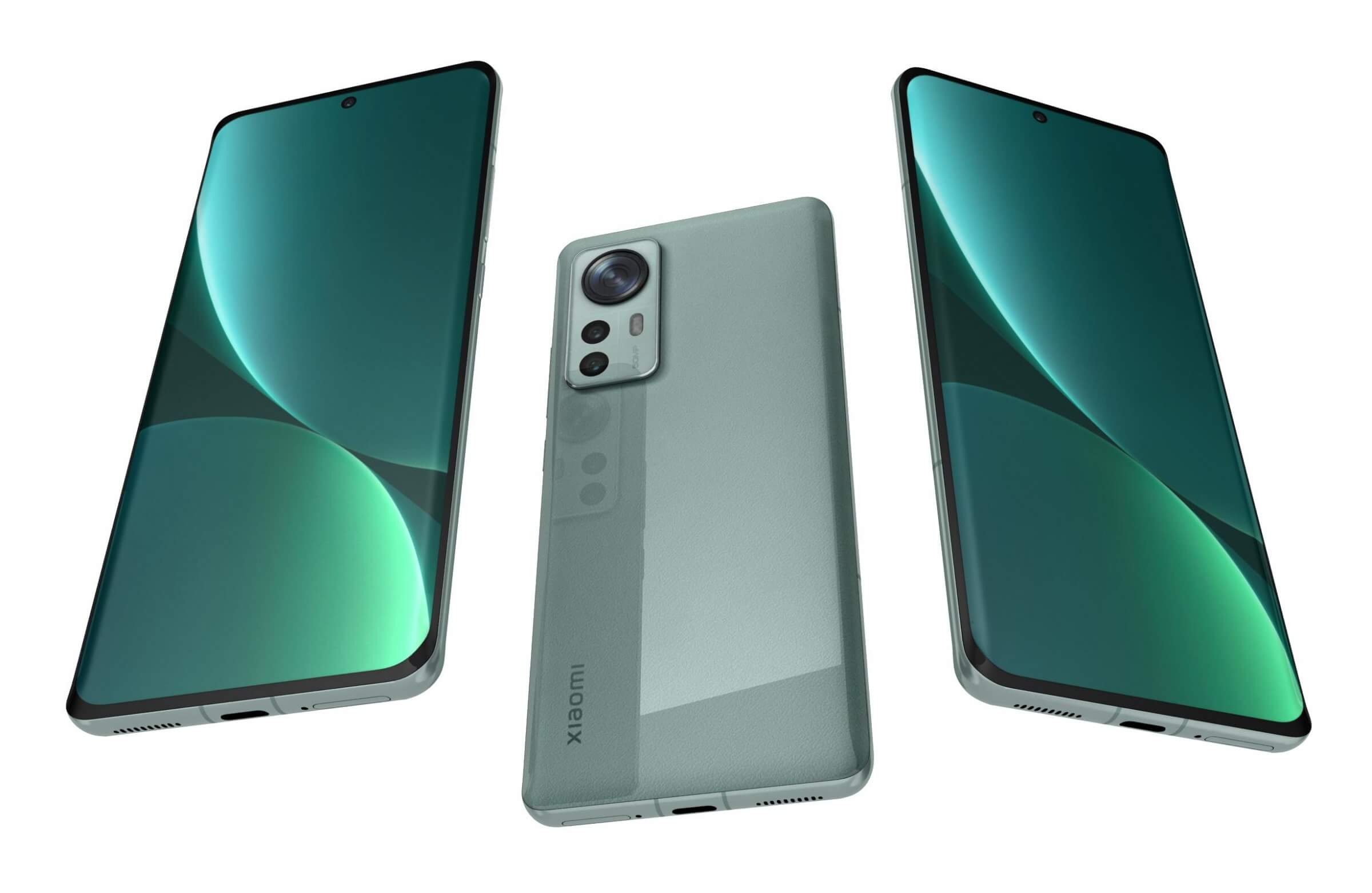 Xiaomi 12 Pro Green - 3D Model by Rever_Art