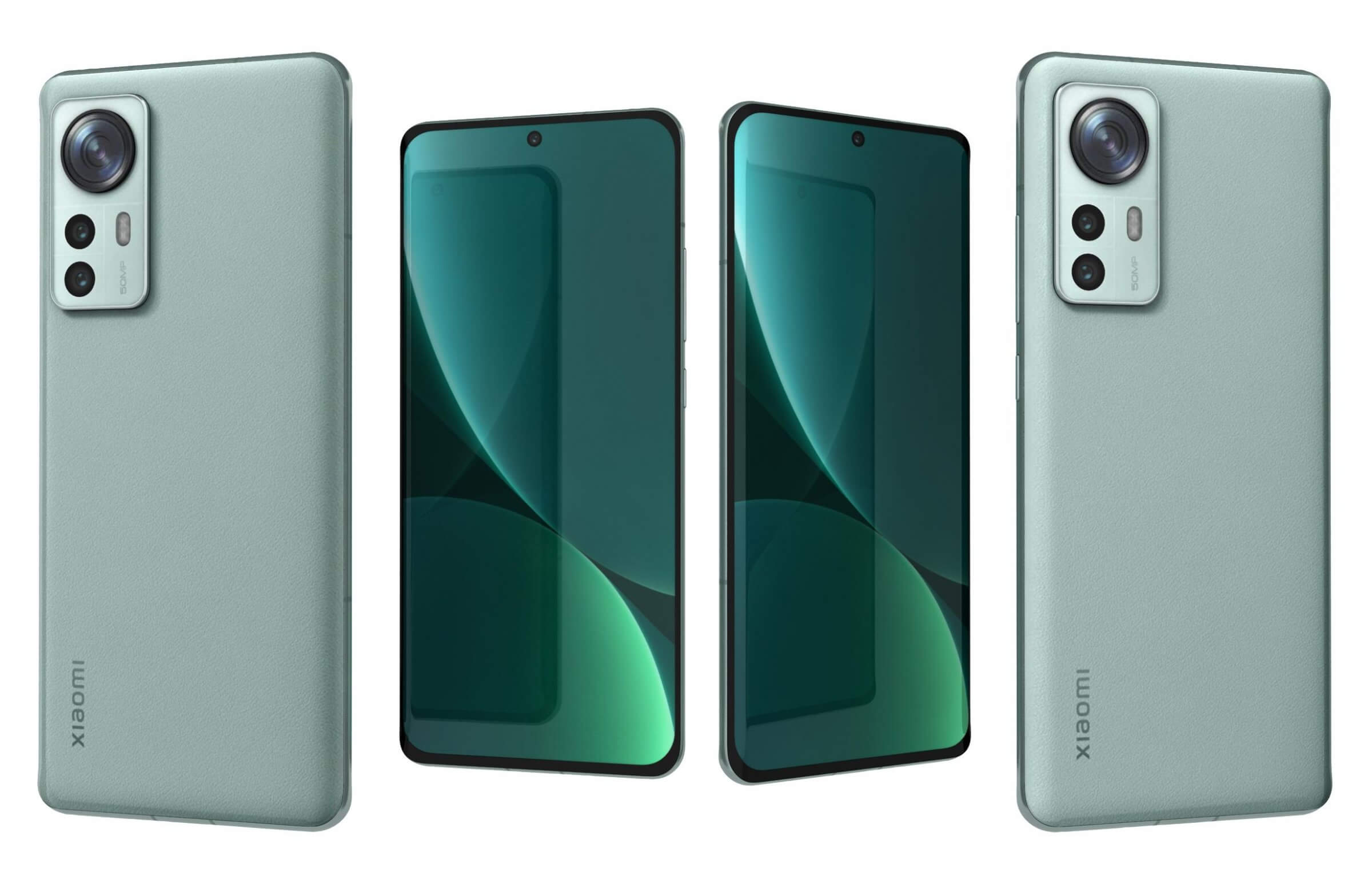 Xiaomi 12 Pro Green - 3D Model by Rever_Art