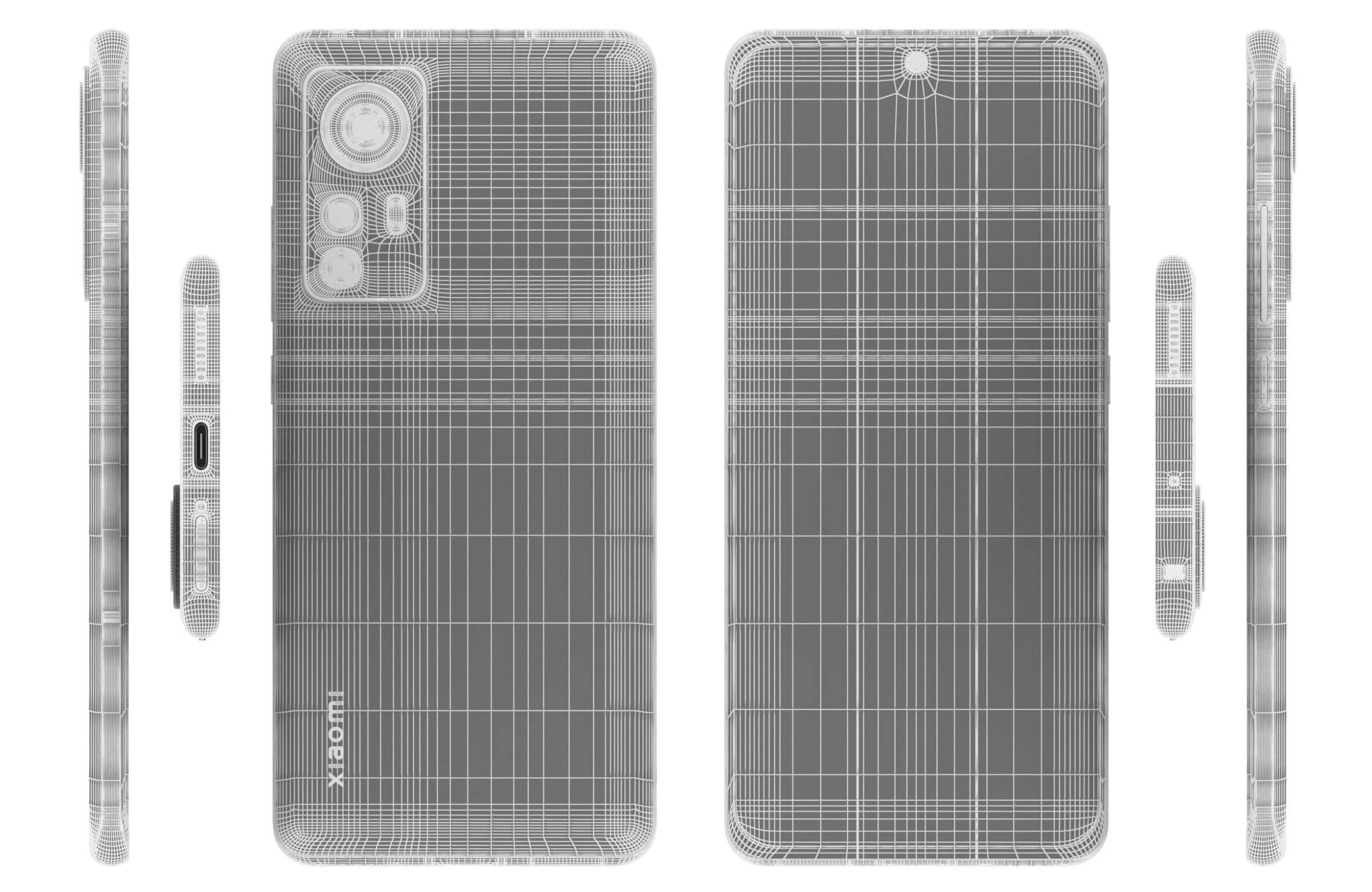 Xiaomi 12 Pro Green - 3D Model by Rever_Art