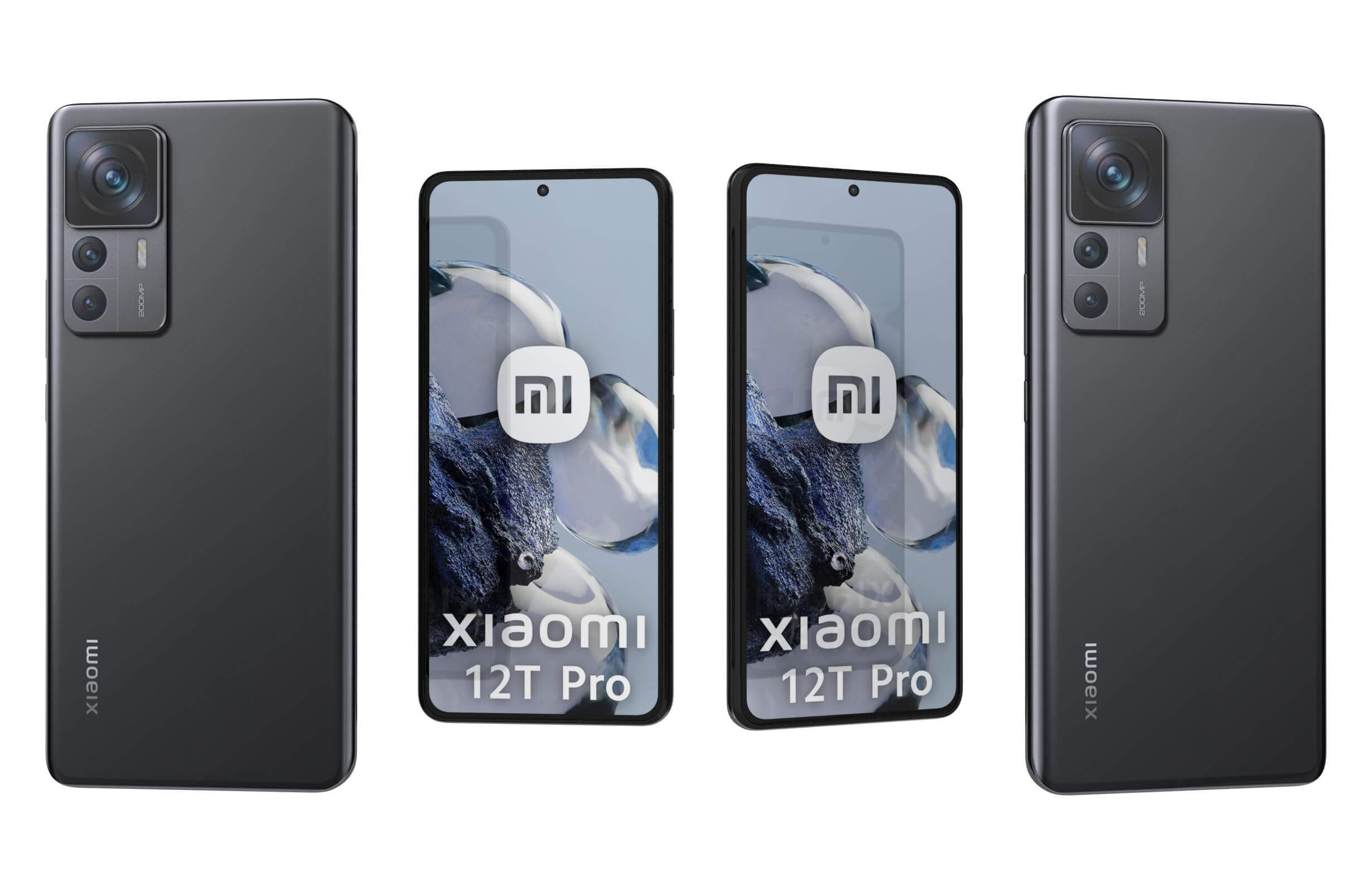 Xiaomi 12T Pro Black - 3D Model by Rever_Art