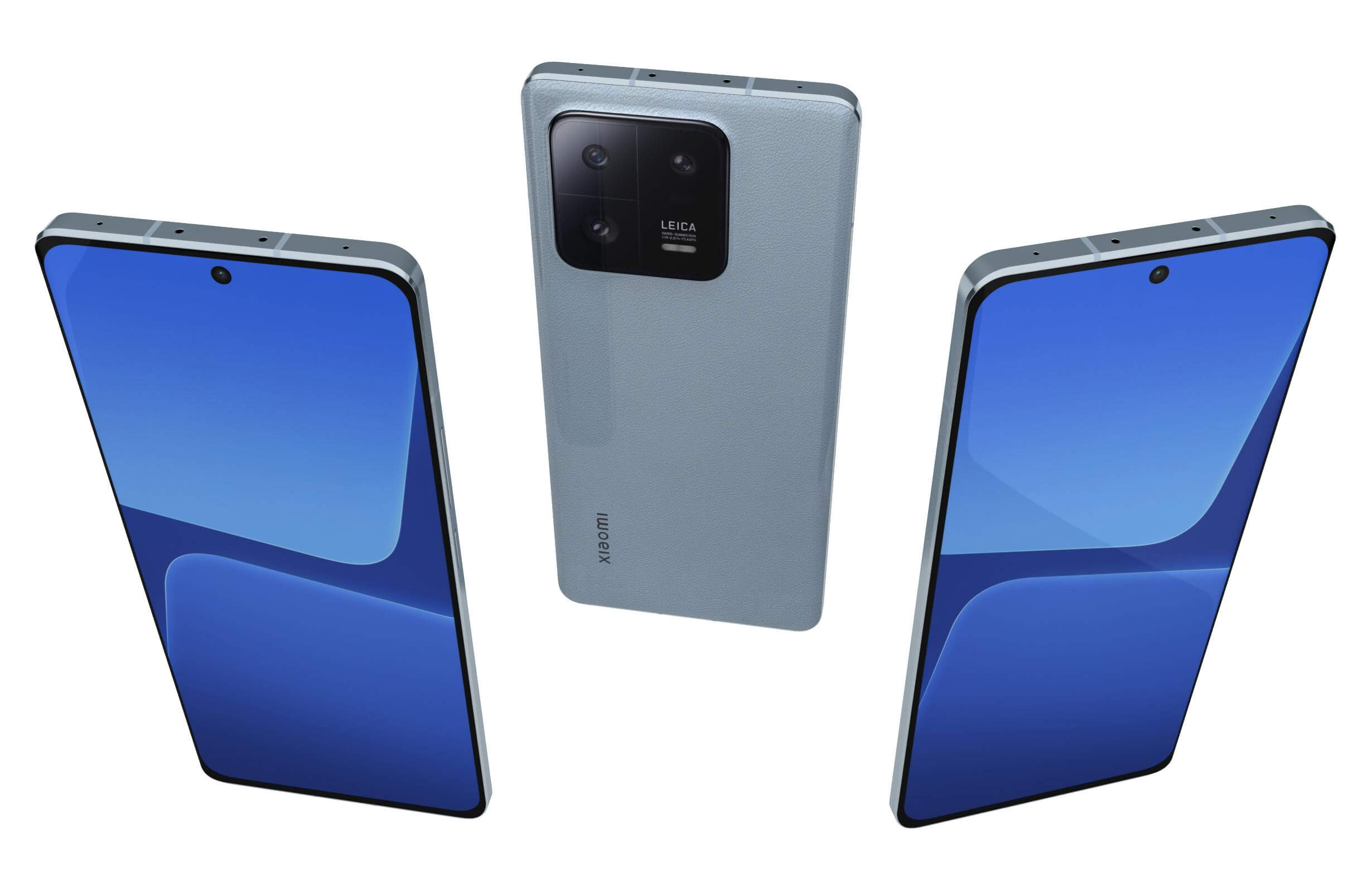 Xiaomi 13 Pro Blue - 3D Model by Rever_Art