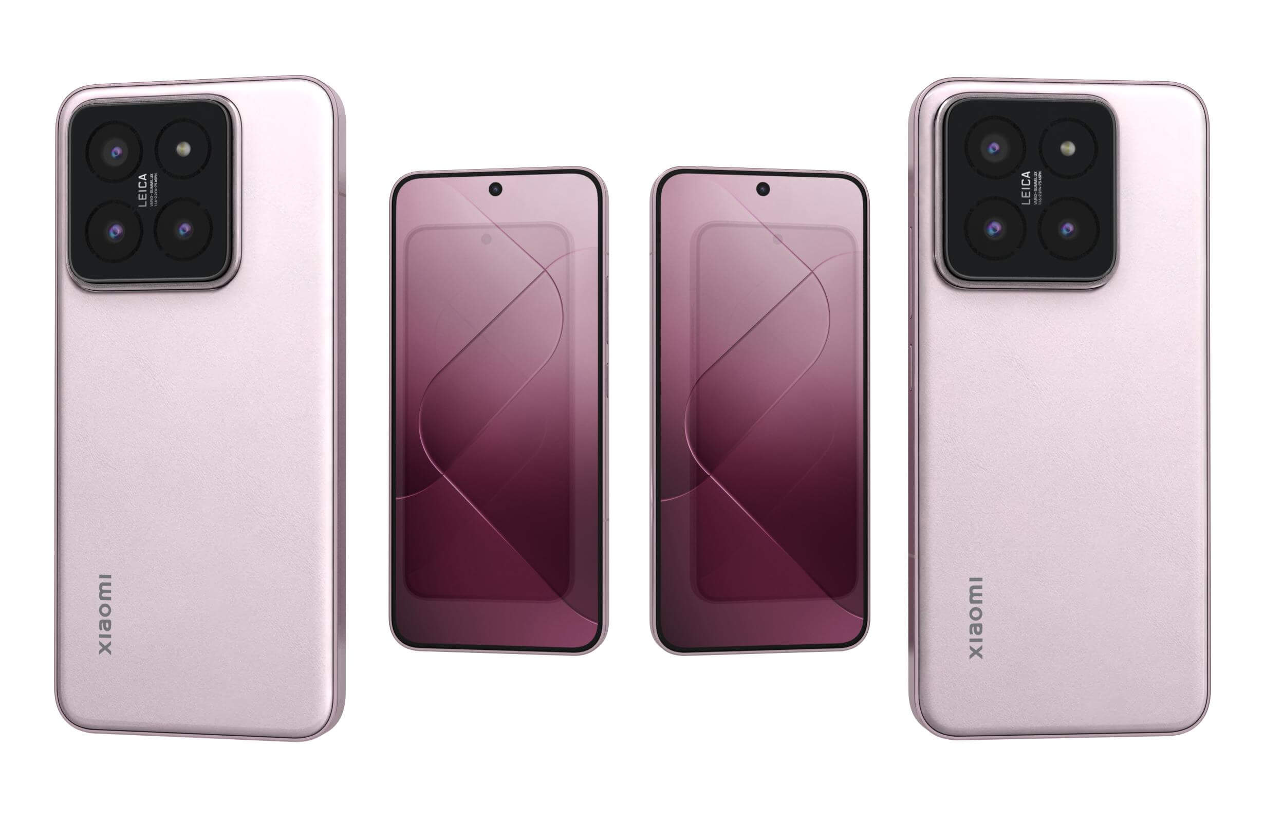 Xiaomi 14 Pink - 3D Model by Rever_Art