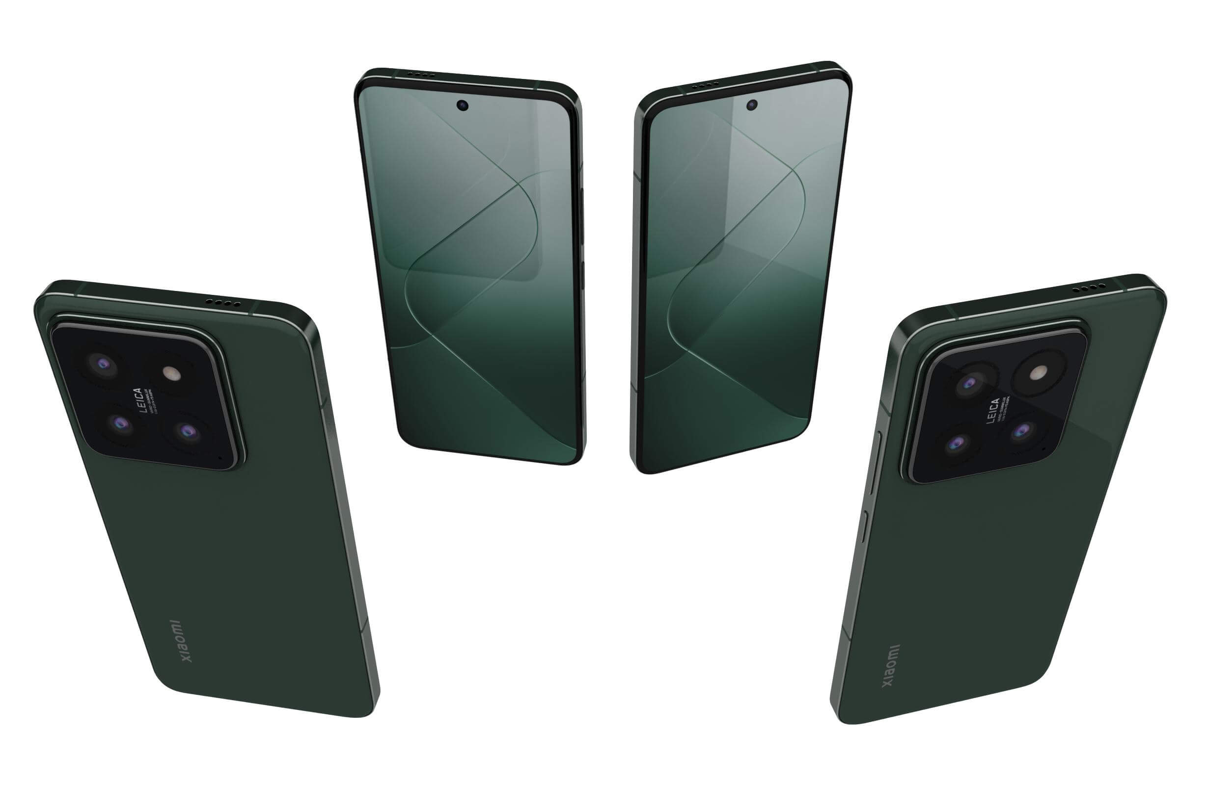 Xiaomi 14 Pro Green - 3D Model by Rever_Art