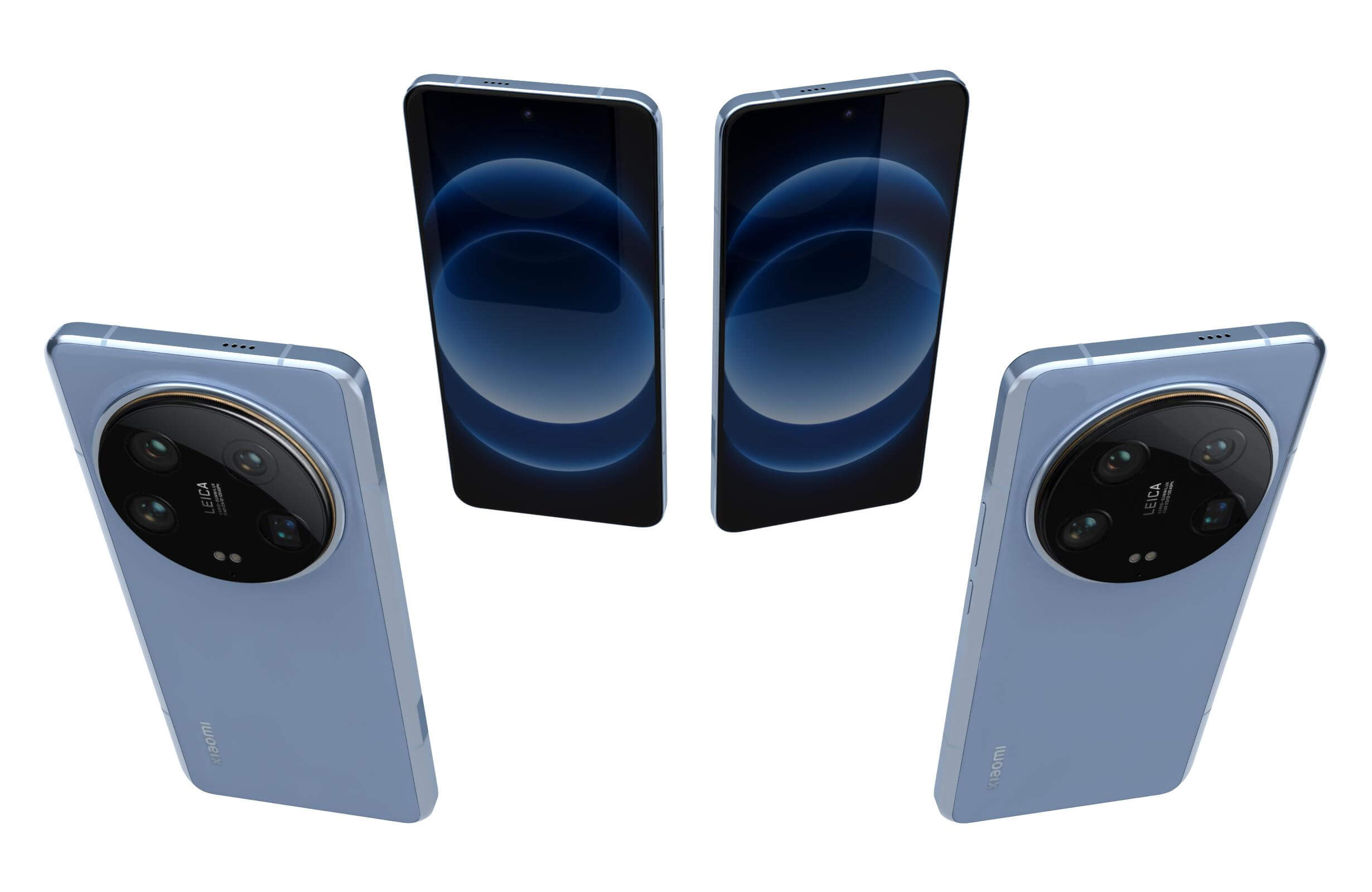 Xiaomi 14 Ultra Blue - 3D Model by Rever_Art