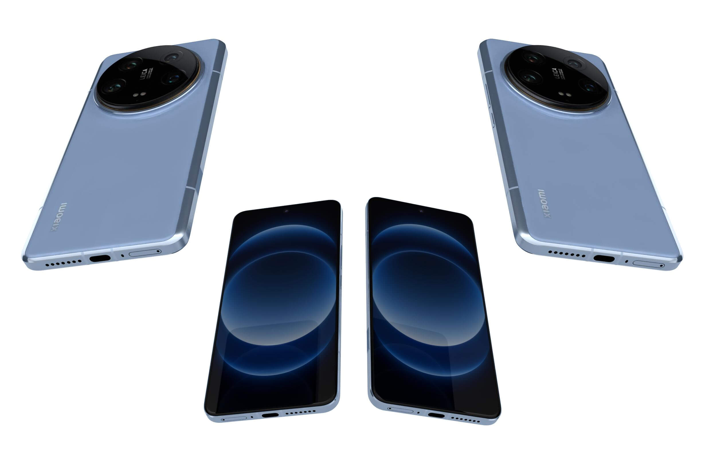 Xiaomi 14 Ultra Blue - 3D Model by Rever_Art