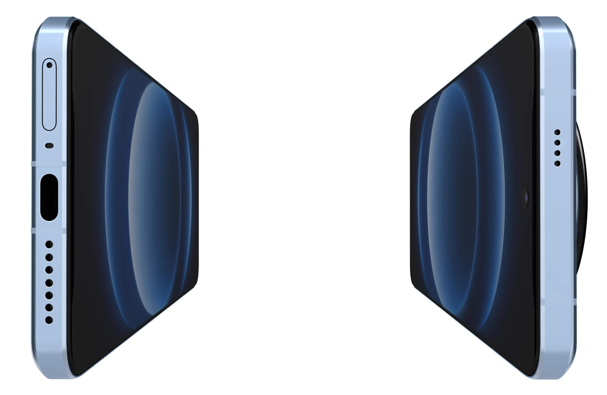 Xiaomi 14 Ultra Blue - 3D Model by Rever_Art