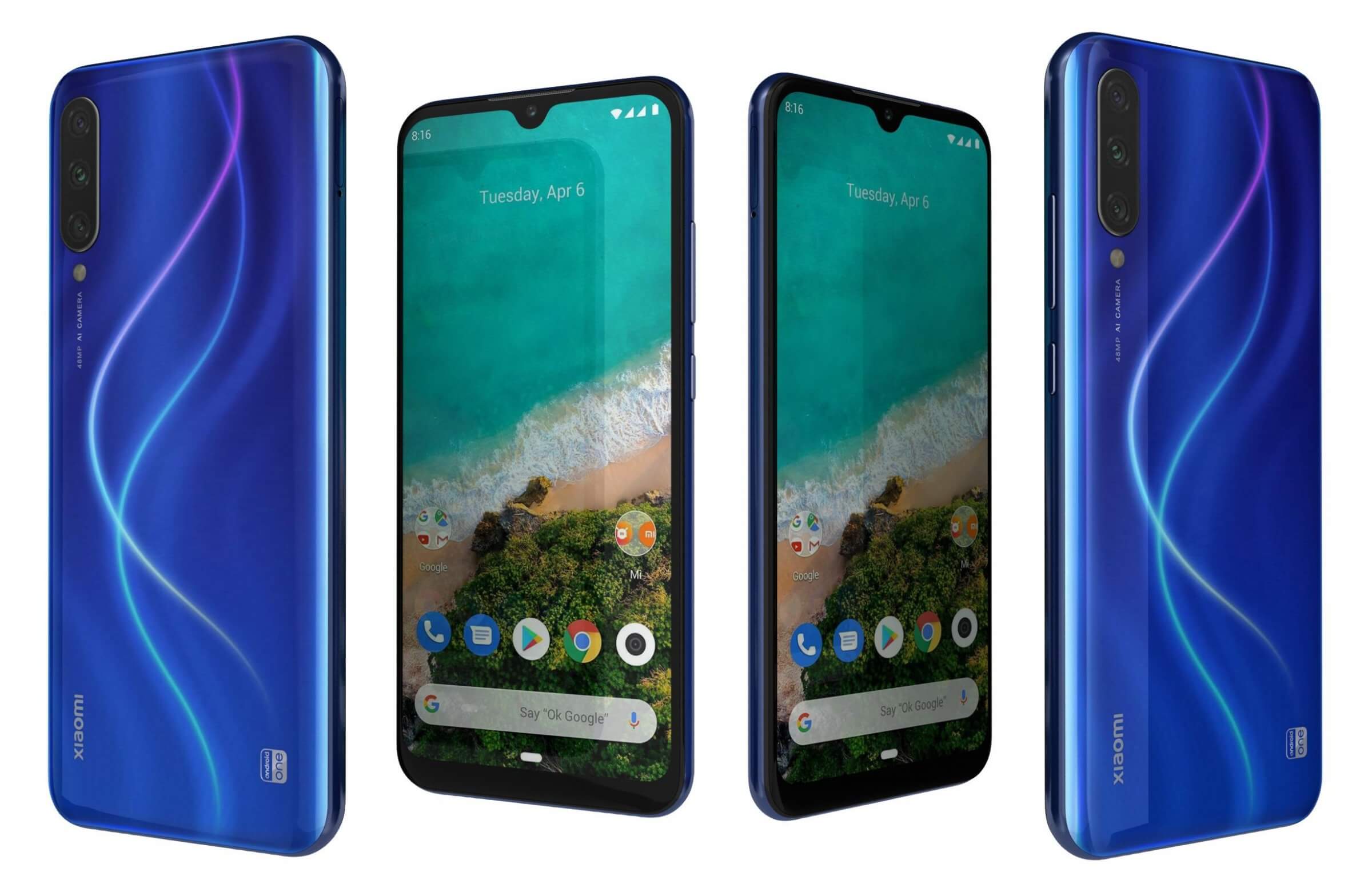 Xiaomi Mi A3 Not Just Blue - 3D Model by Rever_Art