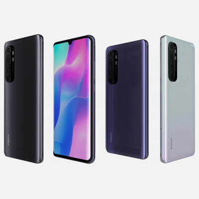 Xiaomi Mi Note 10 Lite All Colors - 3D Model by Rever_Art