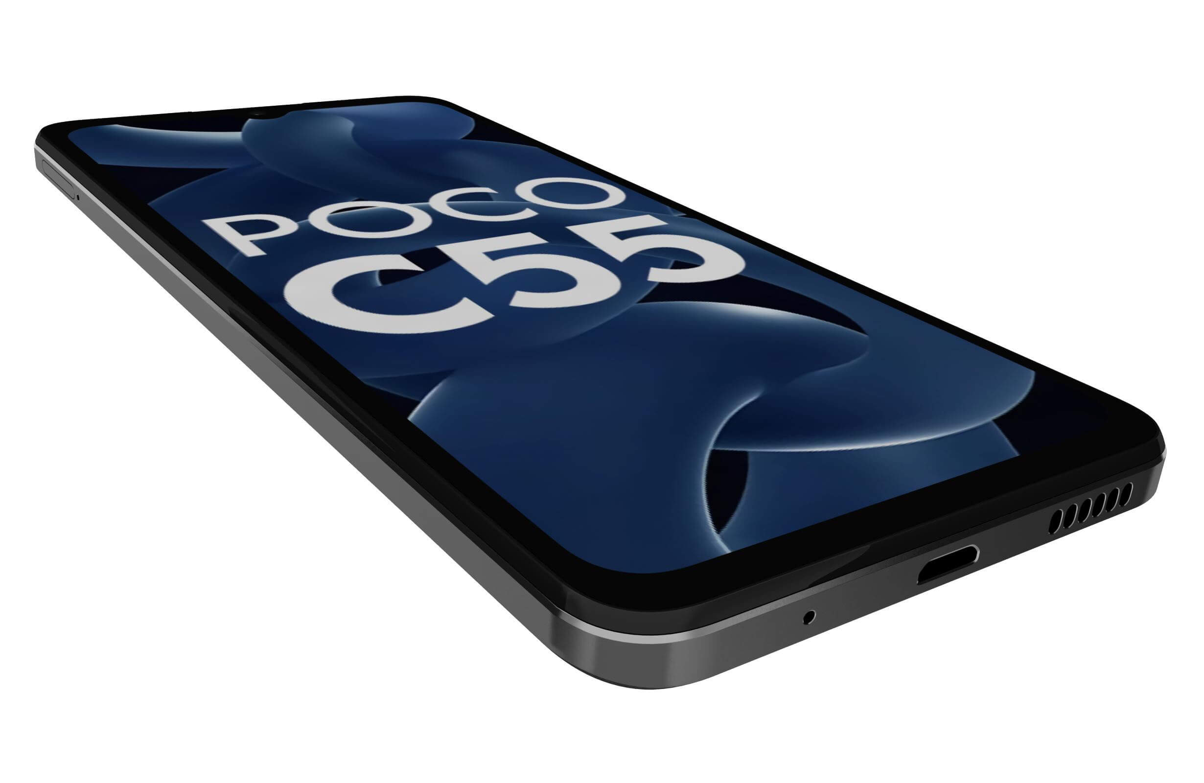 Xiaomi Poco C55 Black - 3D Model by Rever_Art