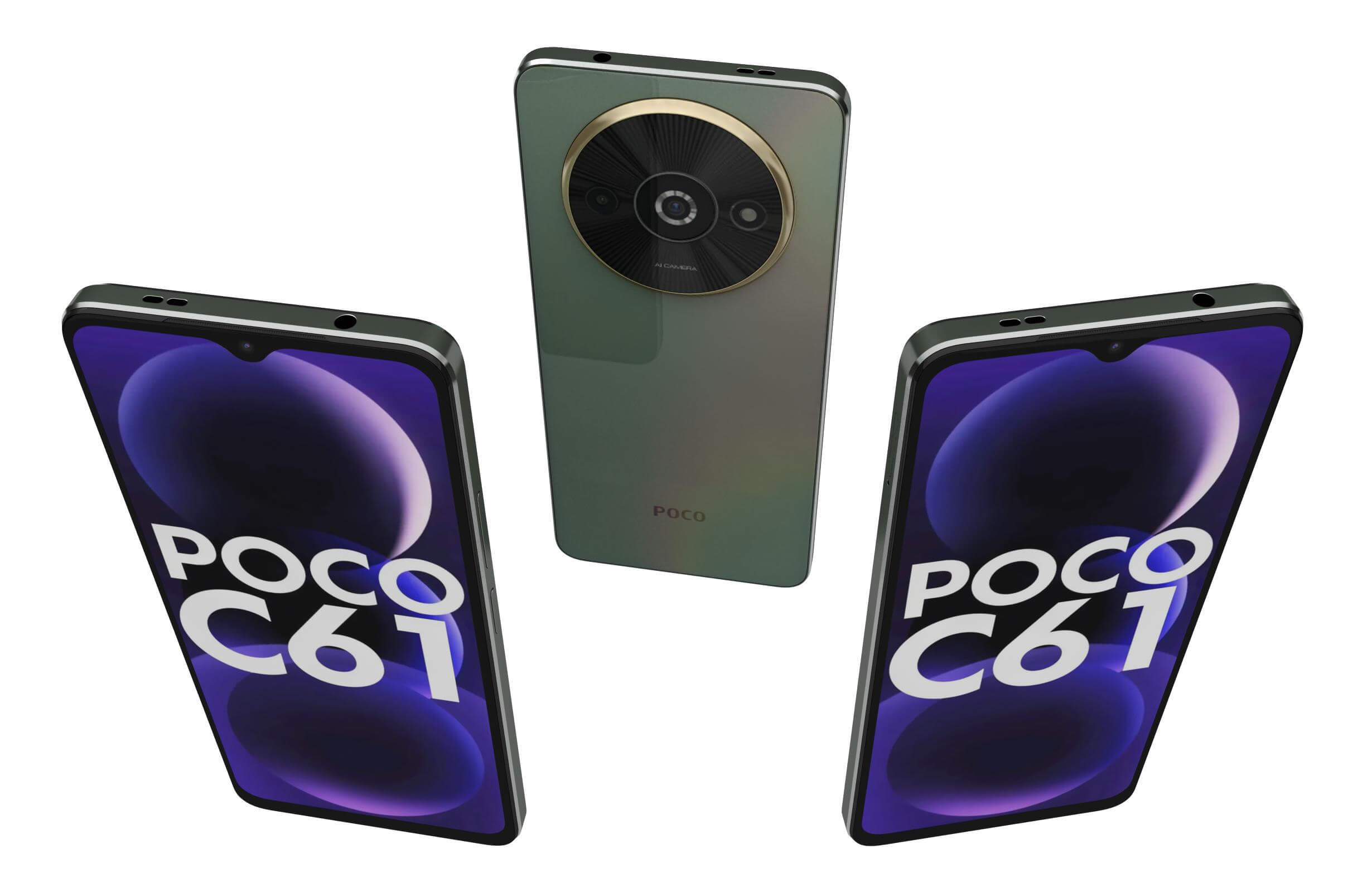 Xiaomi Poco C61 All Colors - 3D Model by Rever_Art