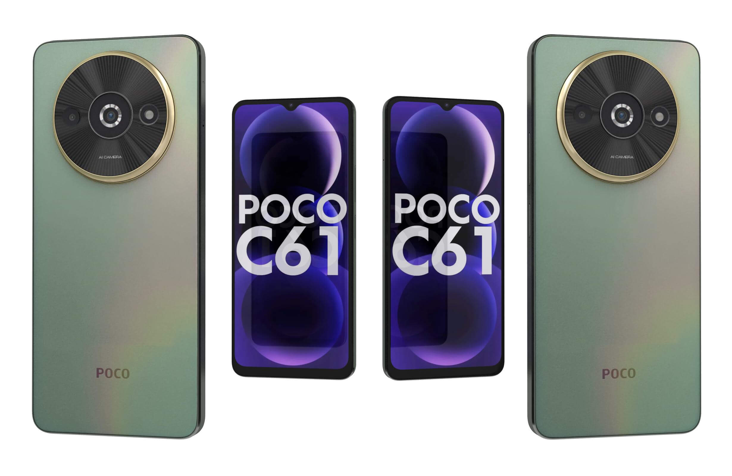 Xiaomi Poco C61 All Colors - 3D Model by Rever_Art