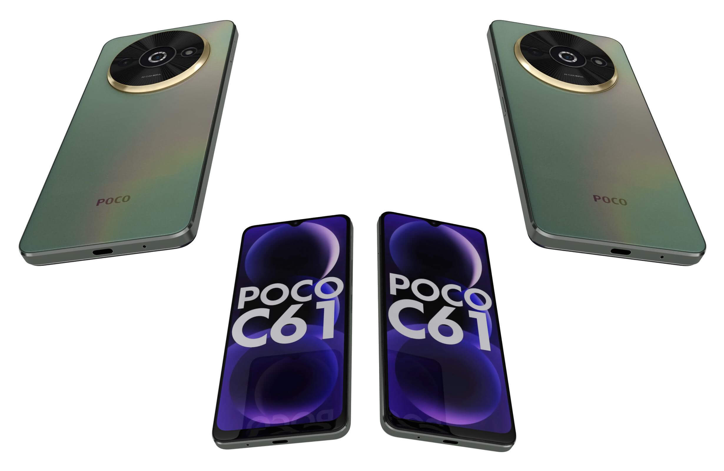 Xiaomi Poco C61 All Colors - 3D Model by Rever_Art