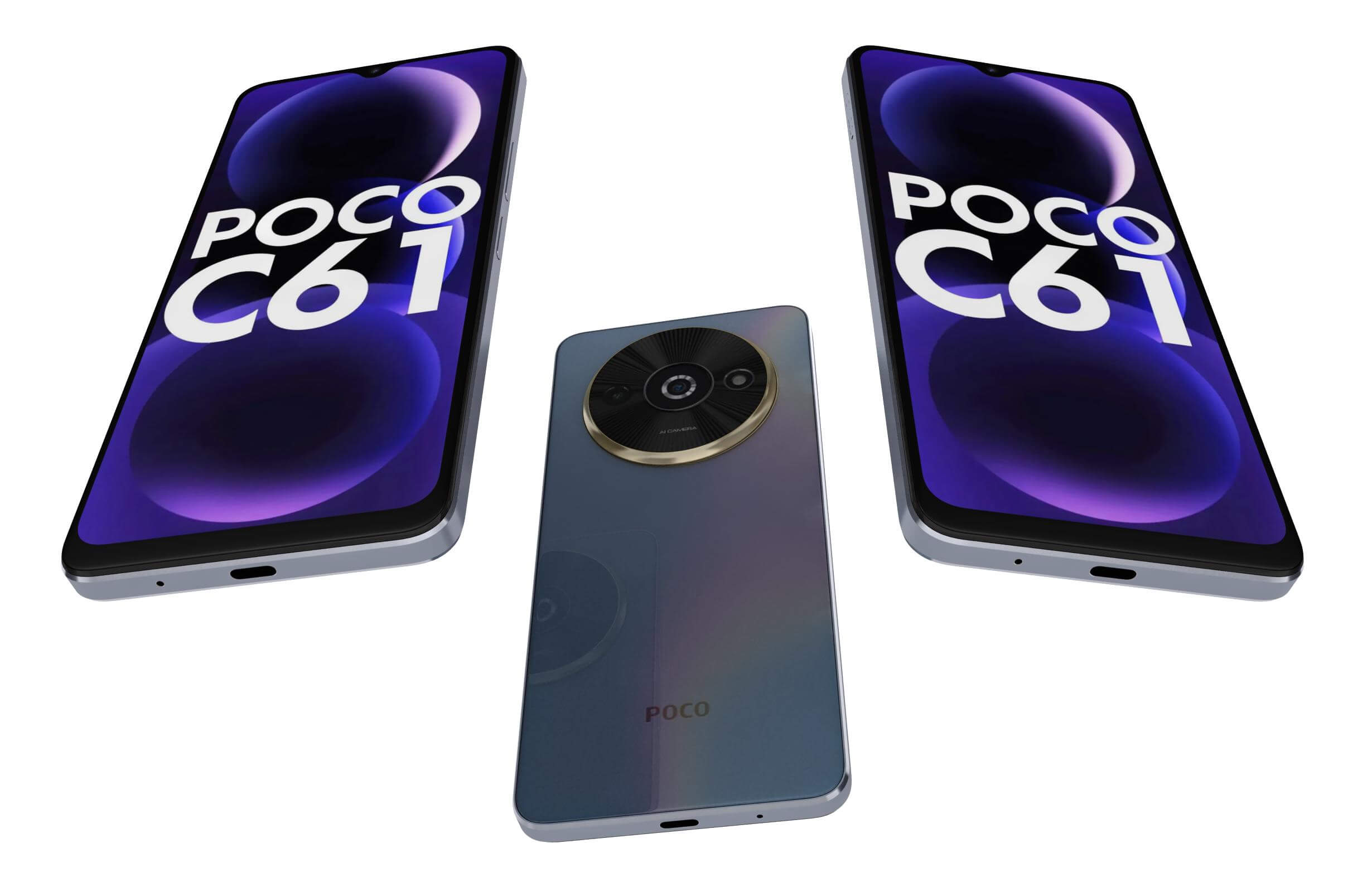 Xiaomi Poco C61 Blue - 3D Model by Rever_Art