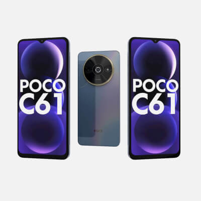 Xiaomi Poco C61 Blue - 3D Model by Rever_Art