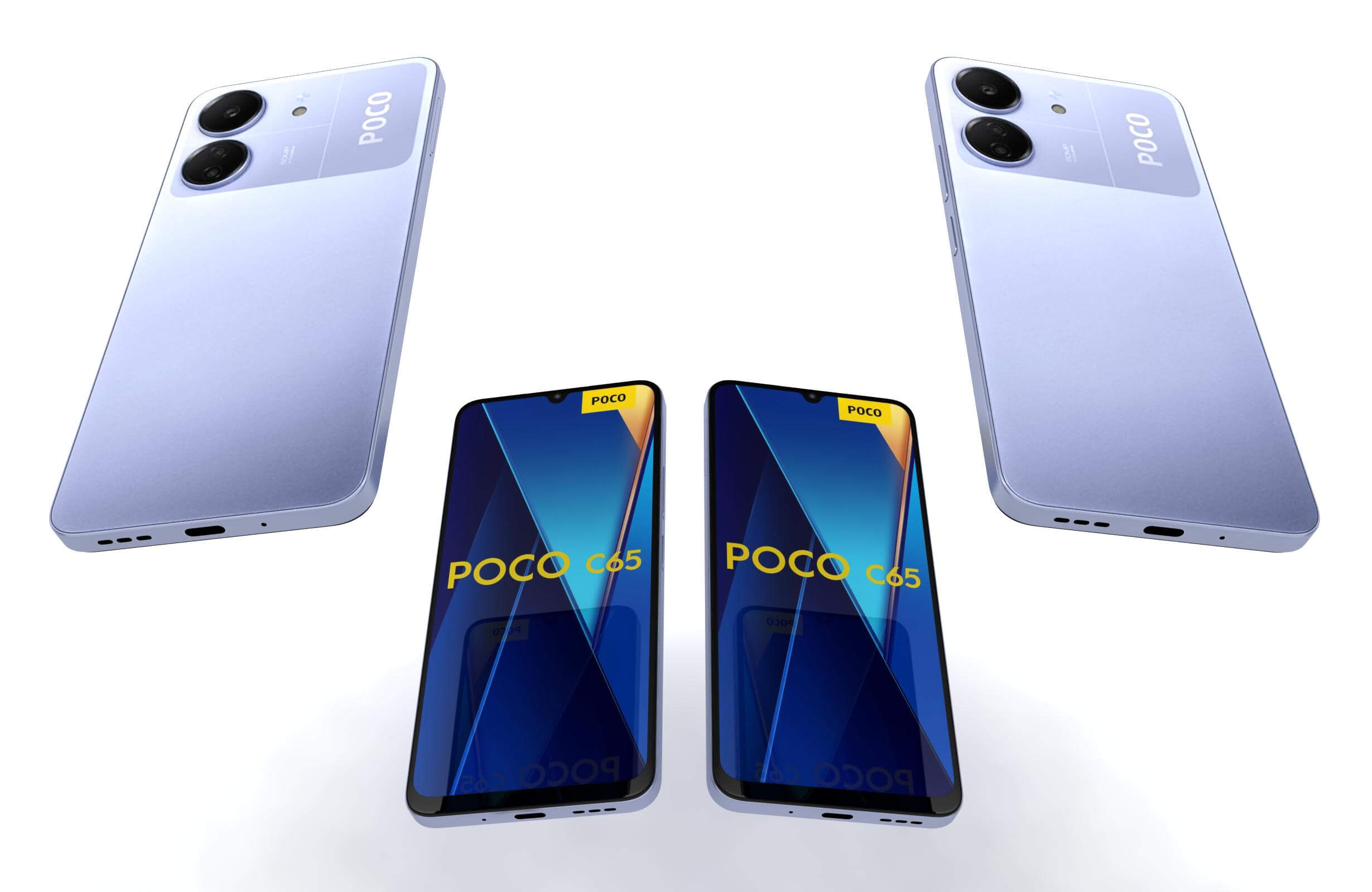 Xiaomi Poco C65 All Colors - 3D Model by Rever_Art