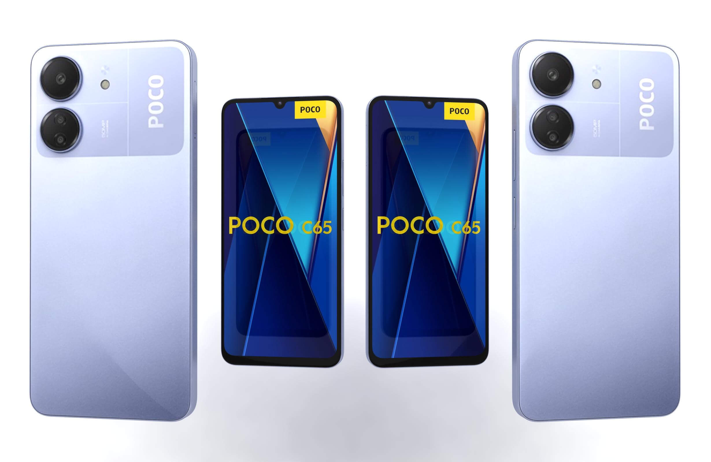 Xiaomi Poco C65 Purple - 3D Model by Rever_Art